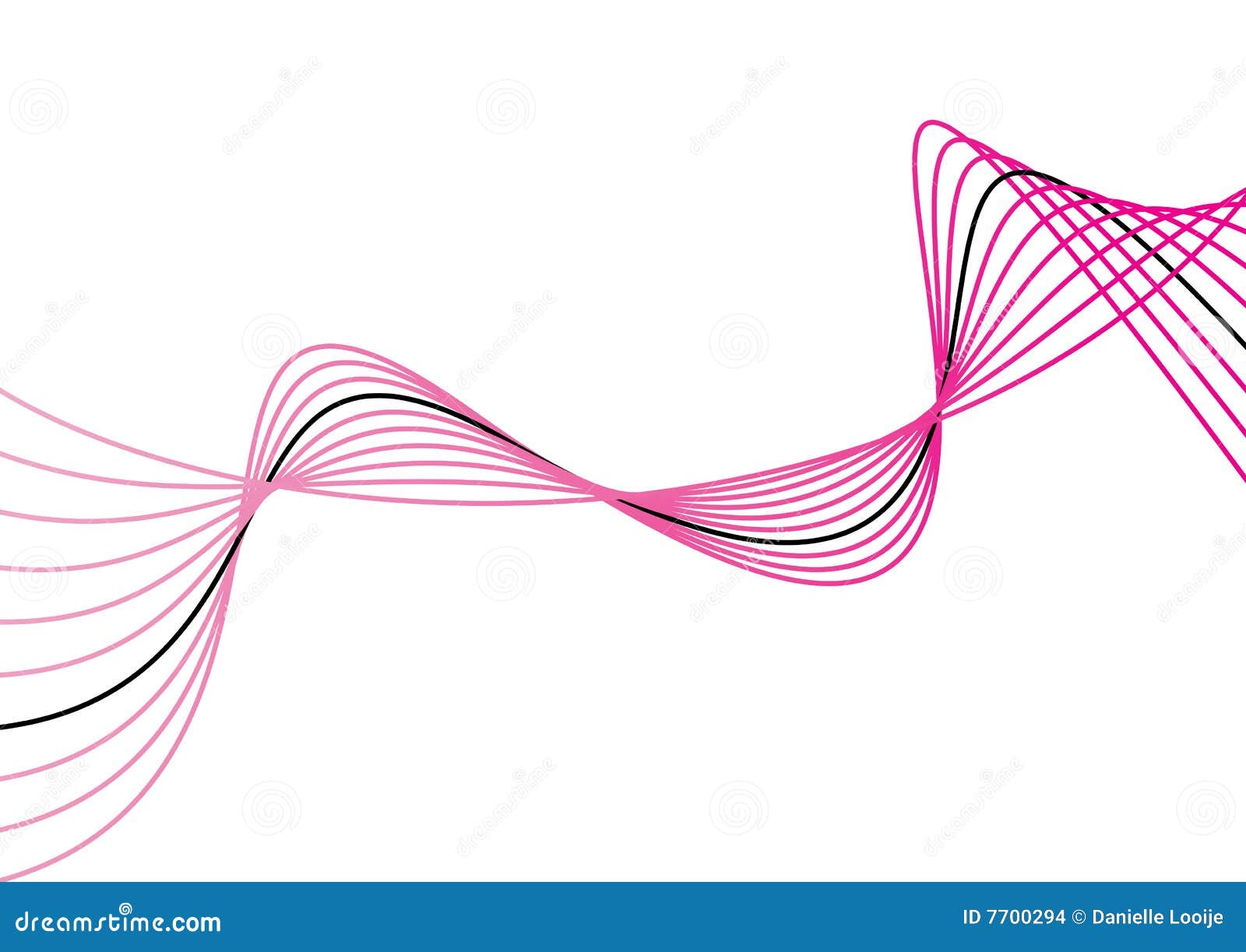 Pink lines stock vector. Illustration of modern, internet - 7700294