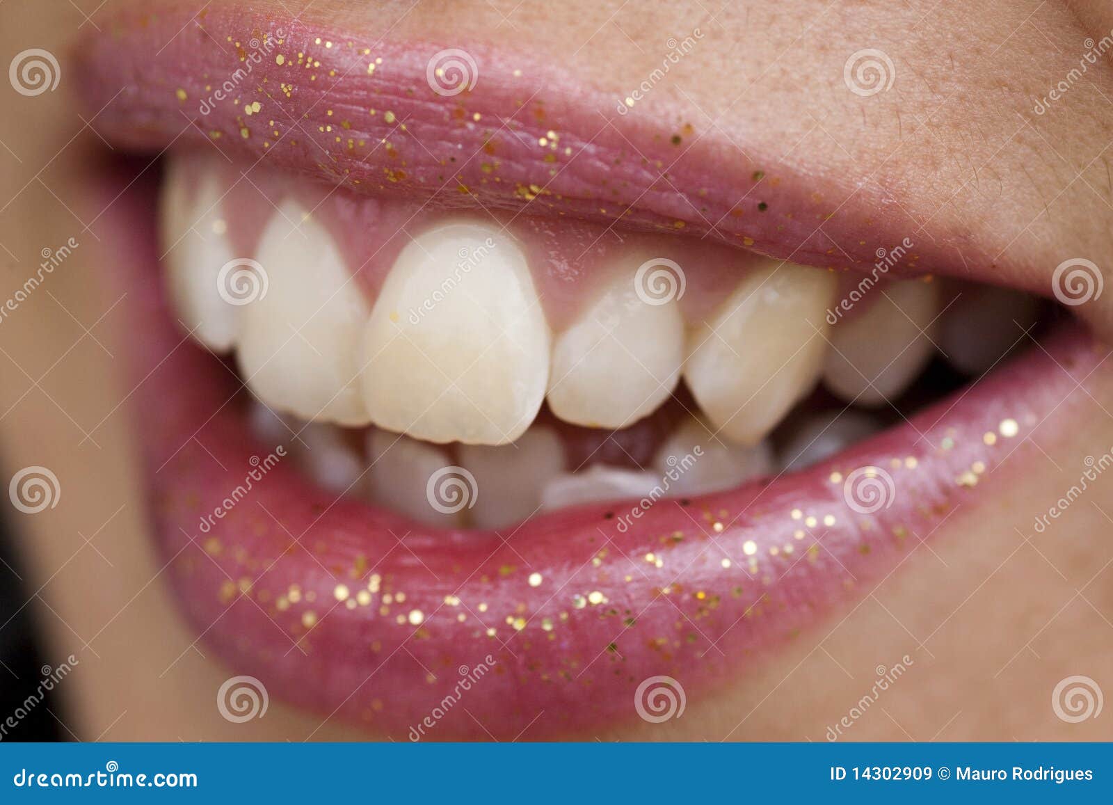 Pink lips smiling stock image. Image of face, lady, teeth - 14302909