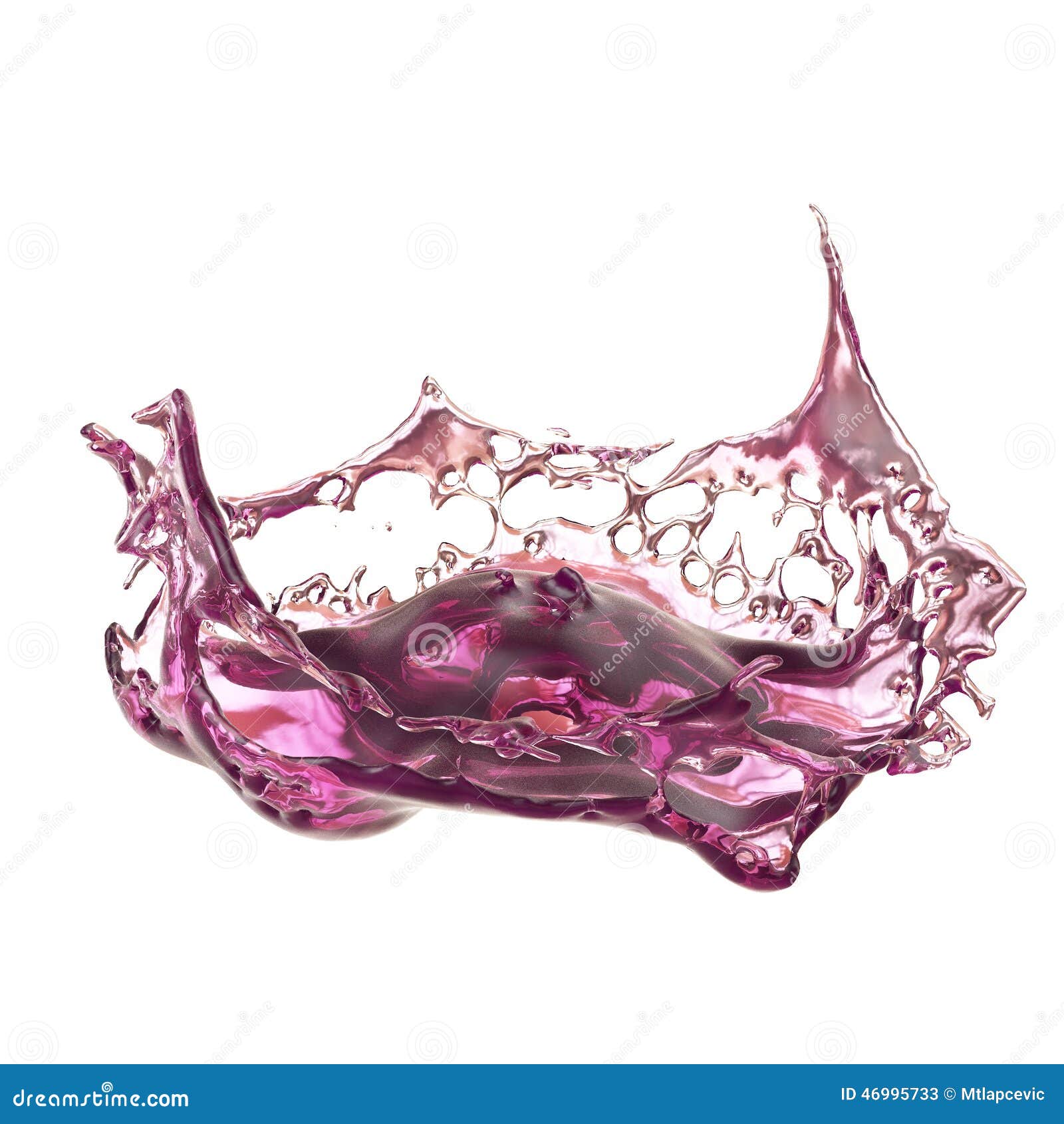 Pink Liquid Perfume Splash Stock Image | CartoonDealer.com #46995733