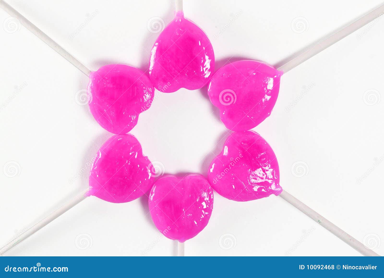 Pink lollipop stock photo. Image of heartshaped, happy - 10092468
