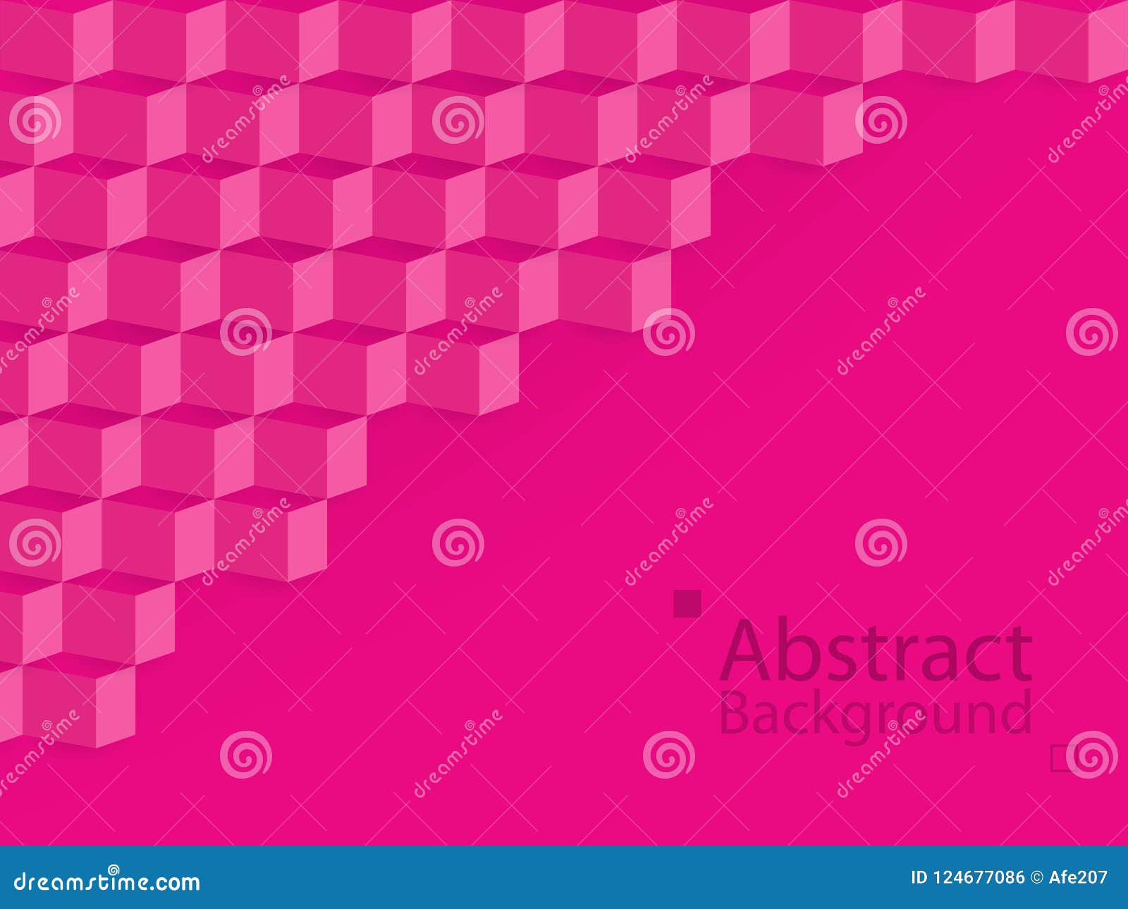 Pink Love Abstract Background Square 3d Modern Paper Stock Vector ...