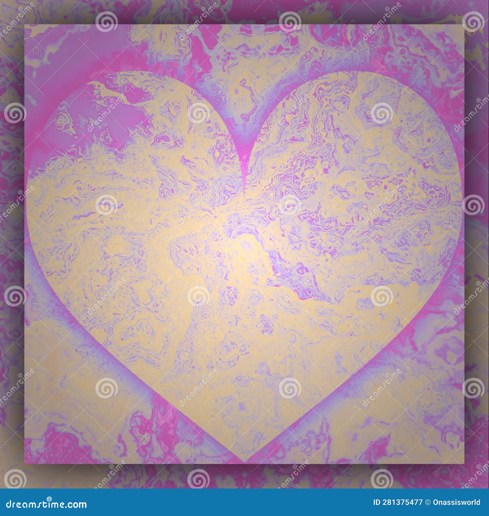 Pink Love Abstract Backgrounds. Shapes and Blurs Stock Illustration ...