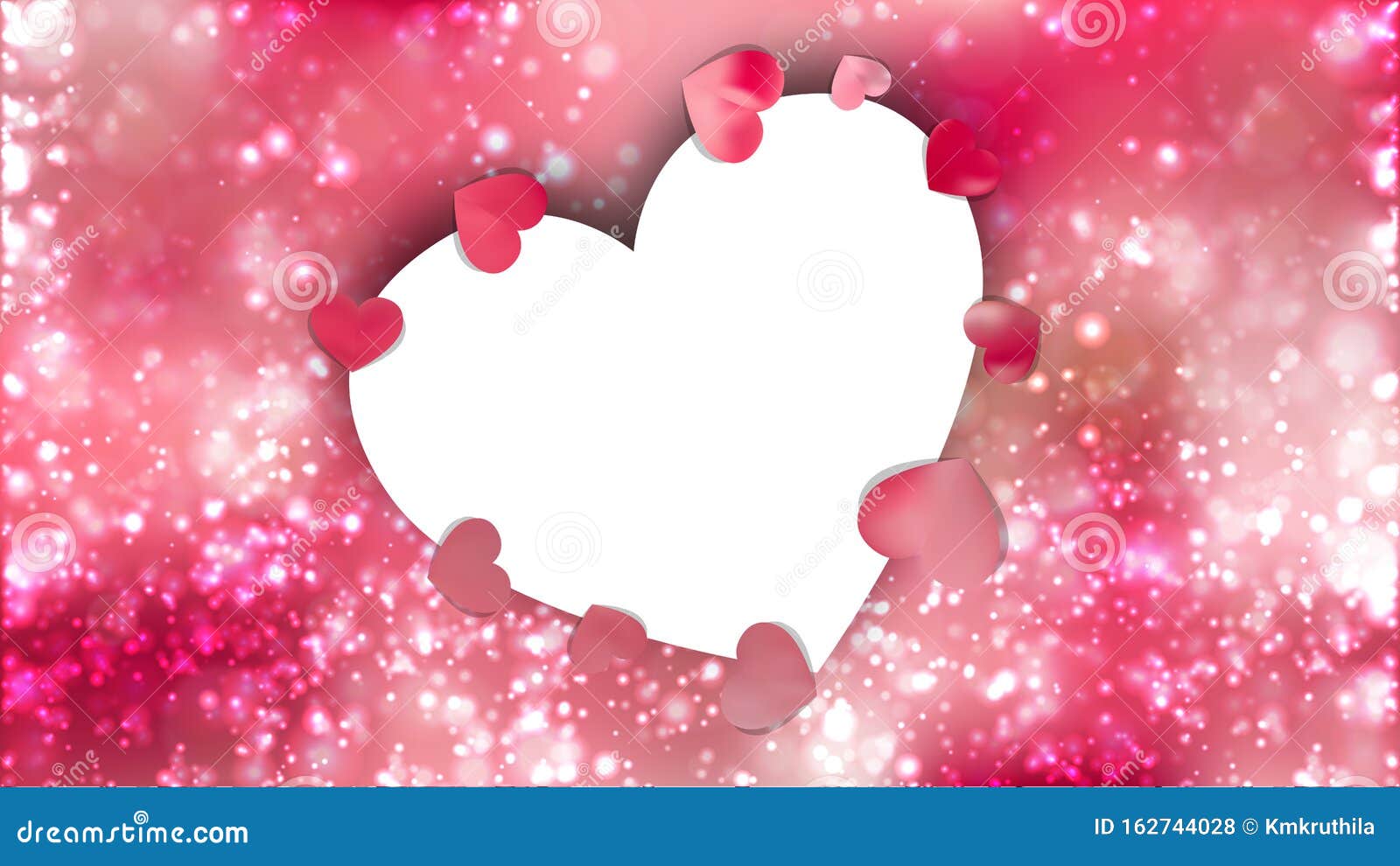 Pink Love Background Illustration Stock Vector - Illustration of ...
