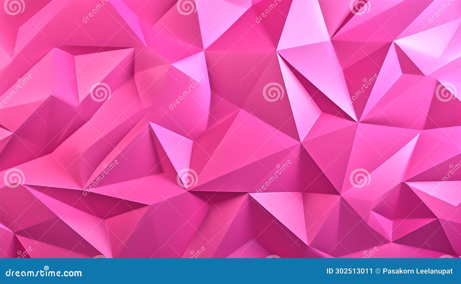 Pink Low Poly Background Texture Background. 3d Rendering Stock ...