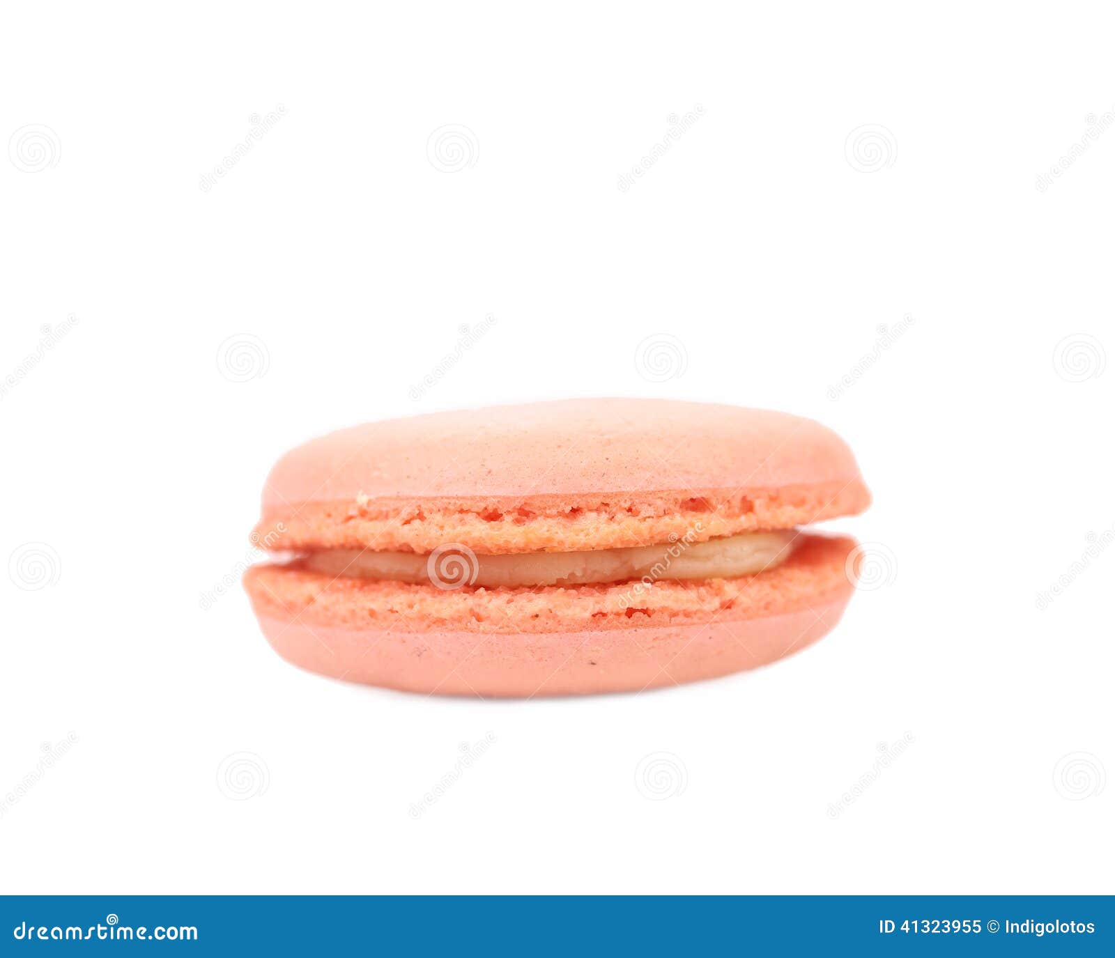 Pink macaron cakes. Macro stock image. Image of confection - 41323955