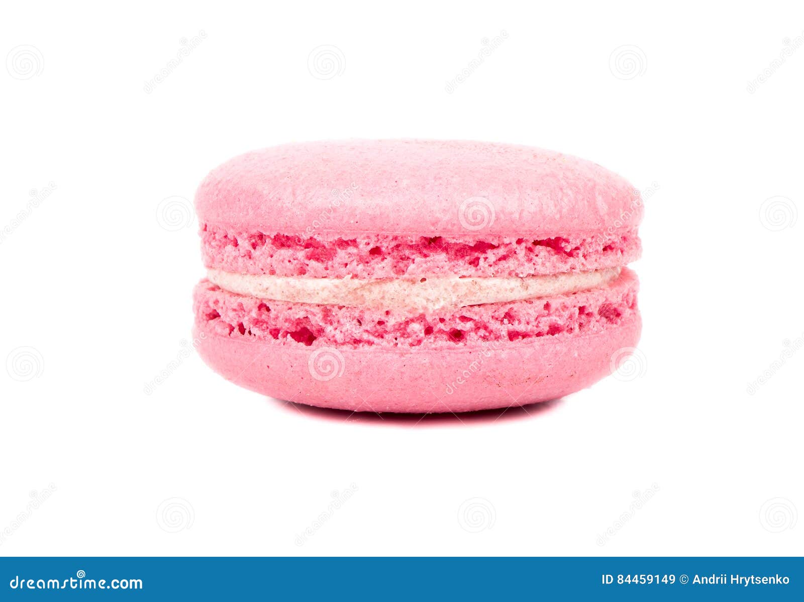Pink macaroon stock image. Image of france, color, flavor - 84459149