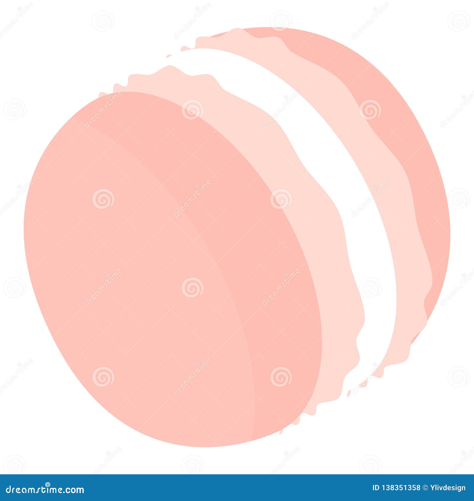 Pink Macaroon Icon, Isometric Style Stock Vector - Illustration of ...