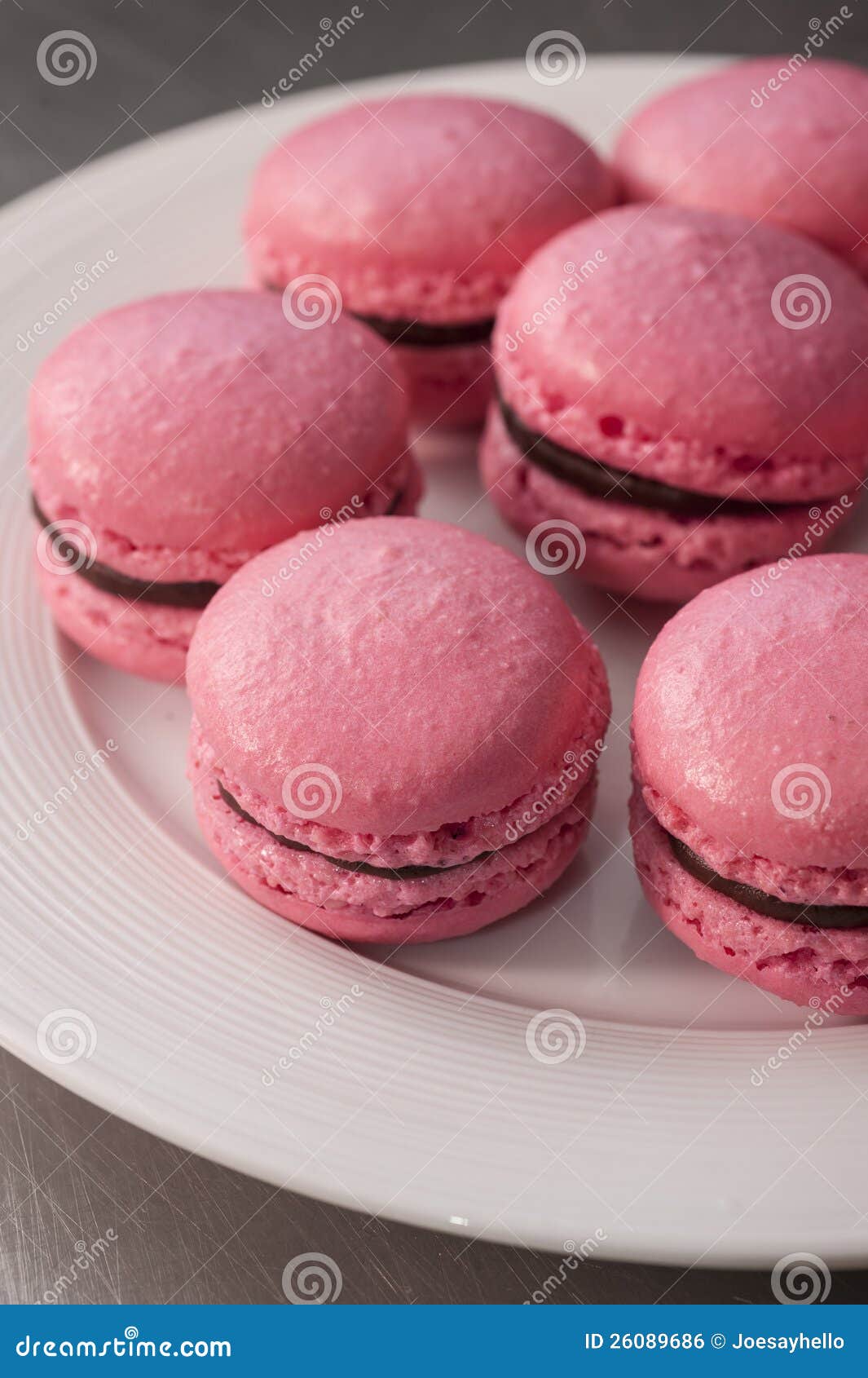 Pink macaroons stock photo. Image of biscuit, flavor - 26089686