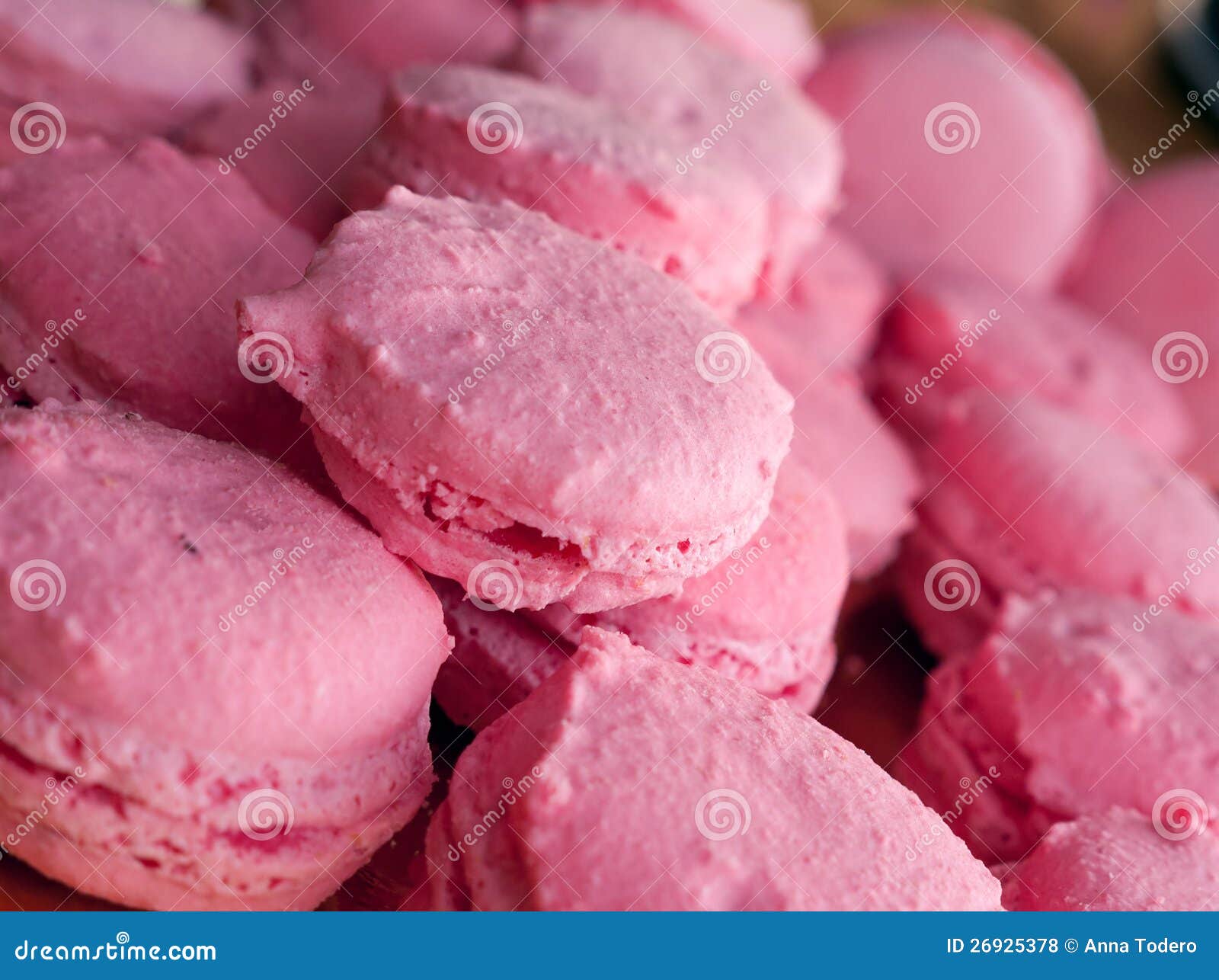 Pink macaroons stock photo. Image of food, traditional - 26925378