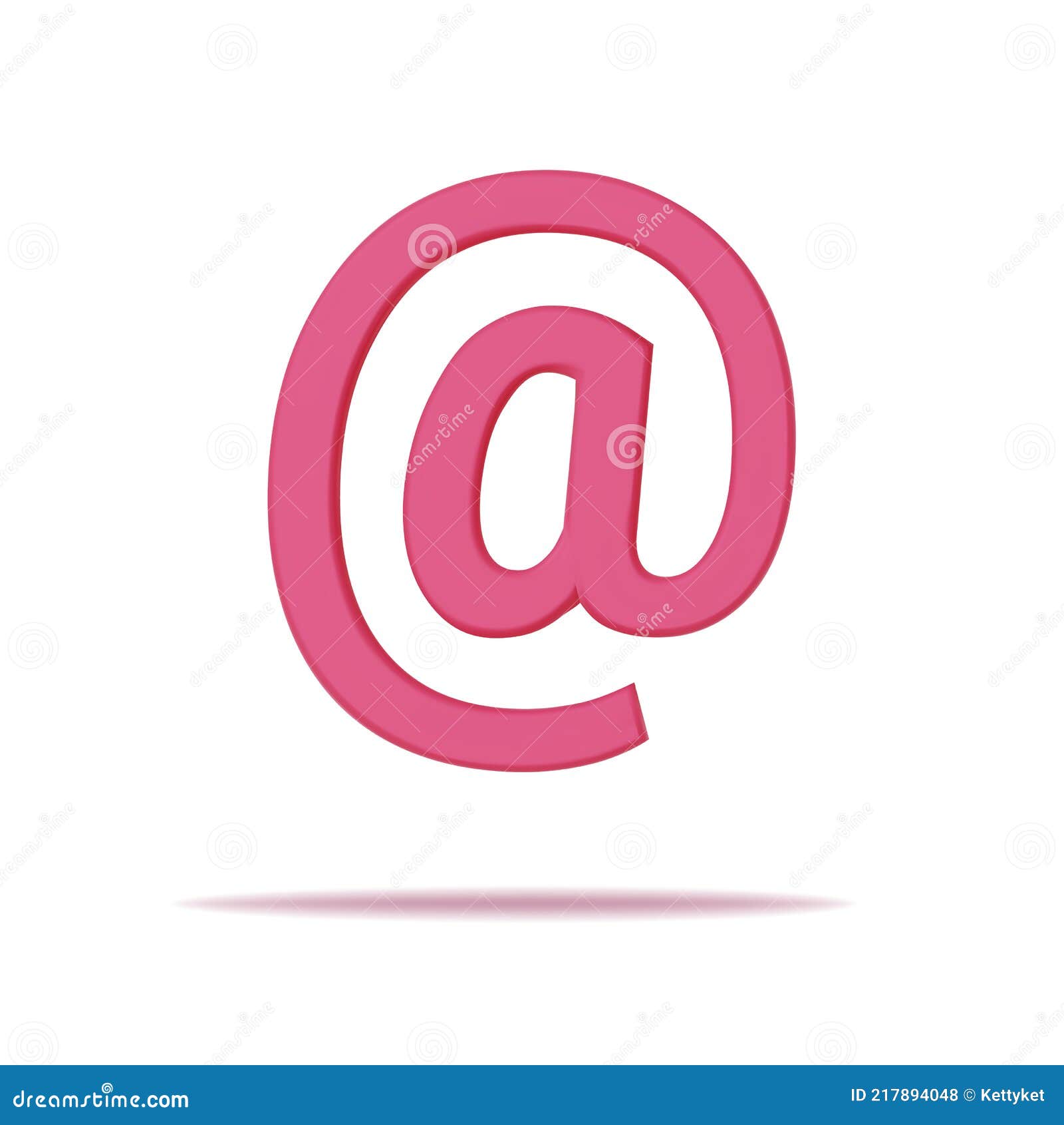 Pink Mail Icon 3d Render. Element Email Sign, Symbol for Mobile, Web ...