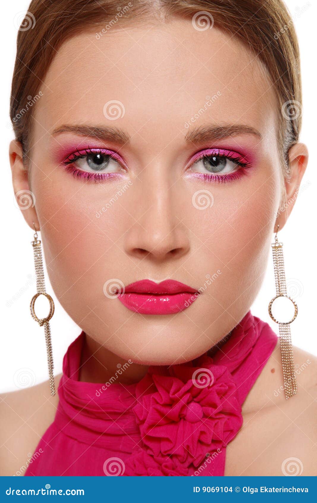 Pink makeup stock photo. Image of skin, face, glam, care - 9069104