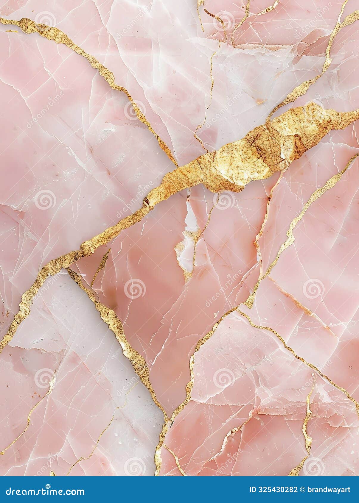 Pink Marble Crackle Seamless Pattern Stock Illustration - Illustration ...