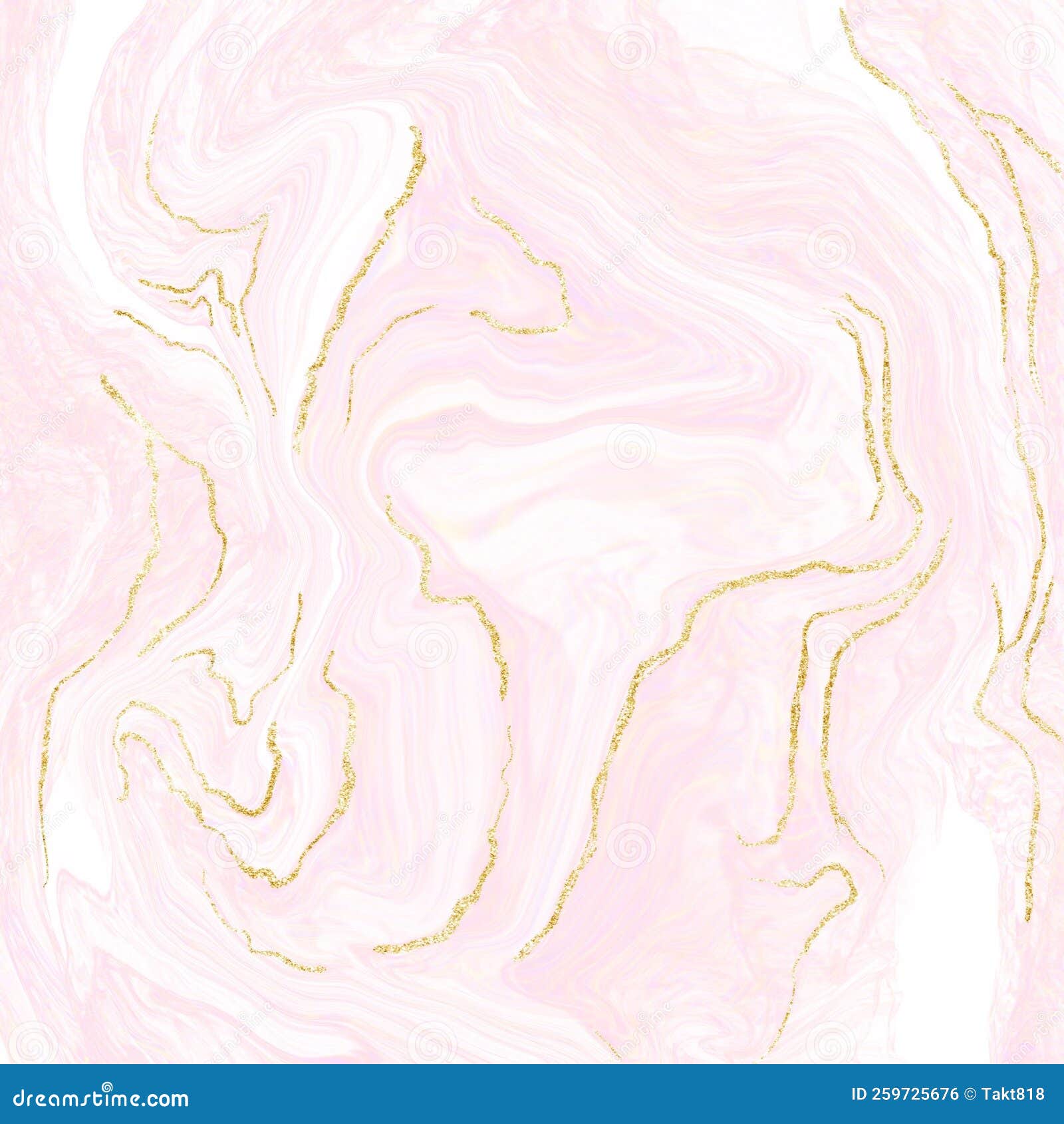 Pink Marble and Golden Line Background Stock Illustration ...