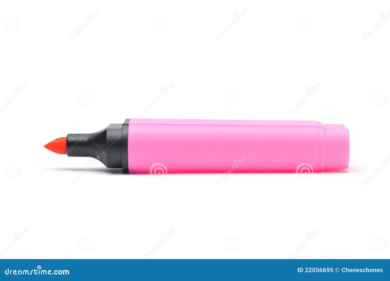 Pink marker stock image. Image of highlighter, drawing - 22056695