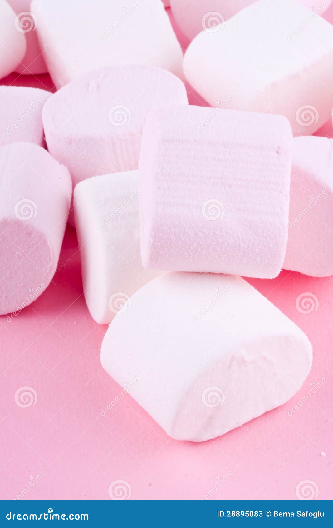 Pink marshmallow stock image. Image of browned, stick - 28895083