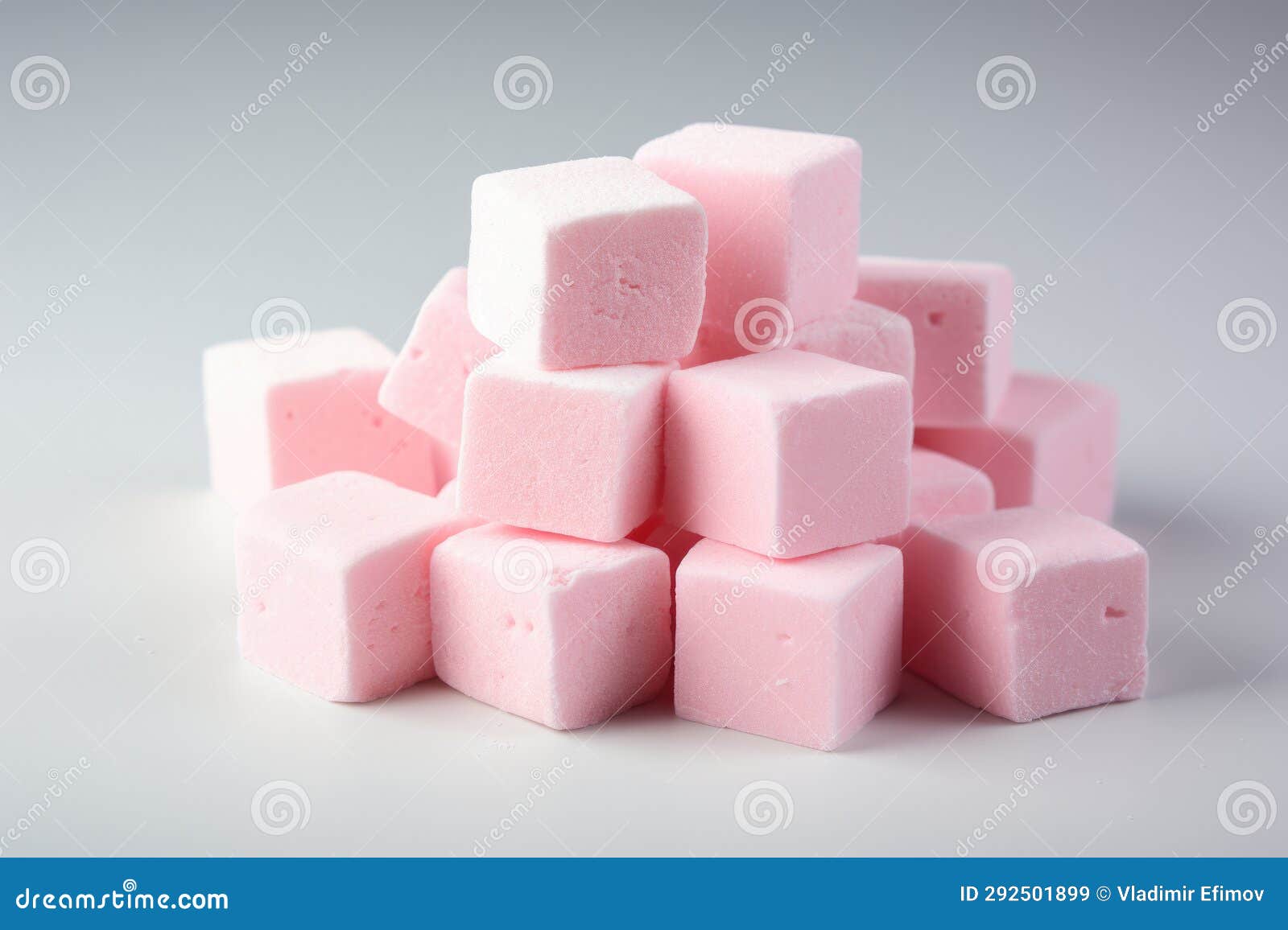 Pink Marshmallow Stack stock illustration. Illustration of sugar ...