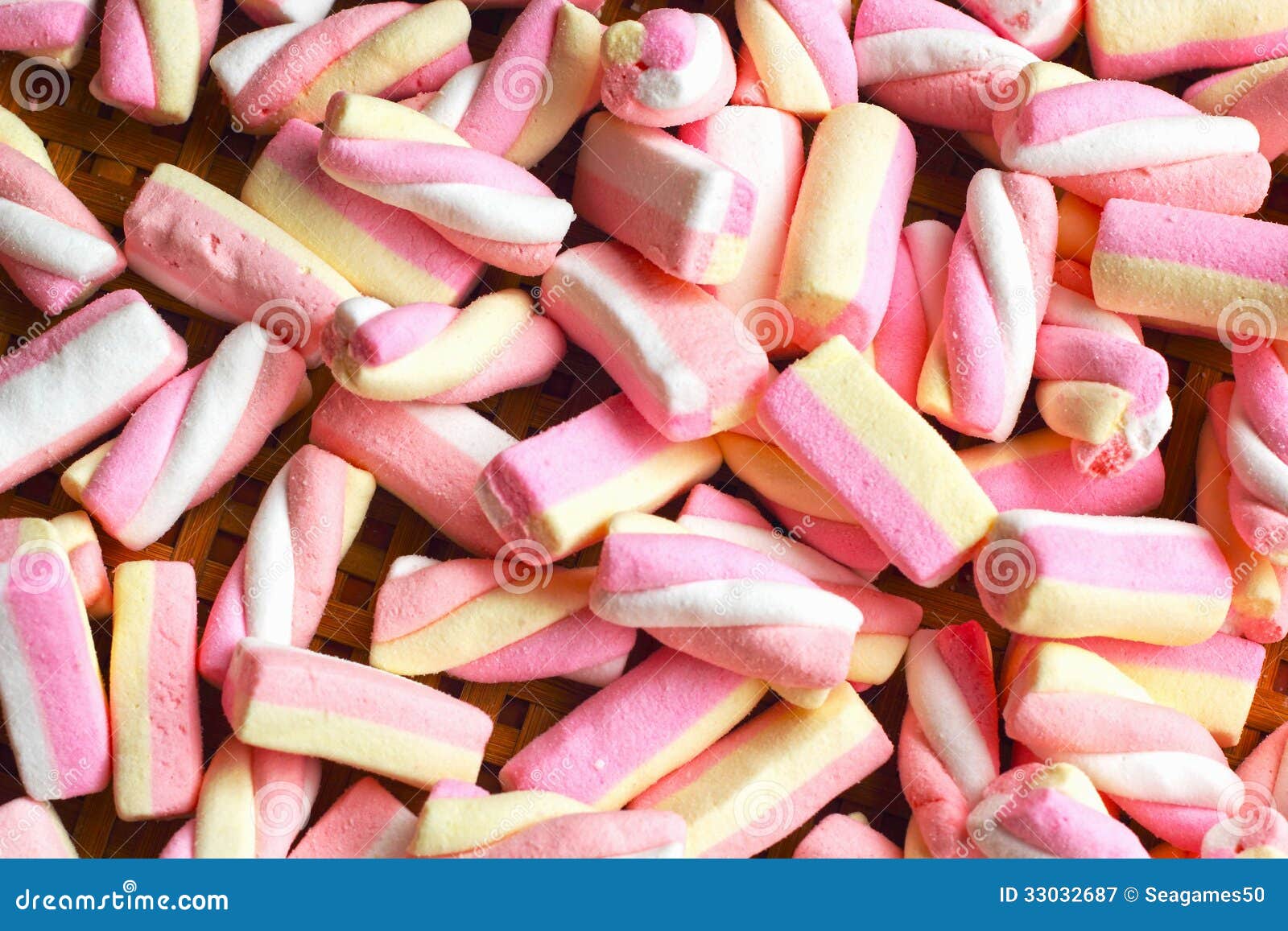 Pink marshmallows stock image. Image of tasty, chocolate - 33032687