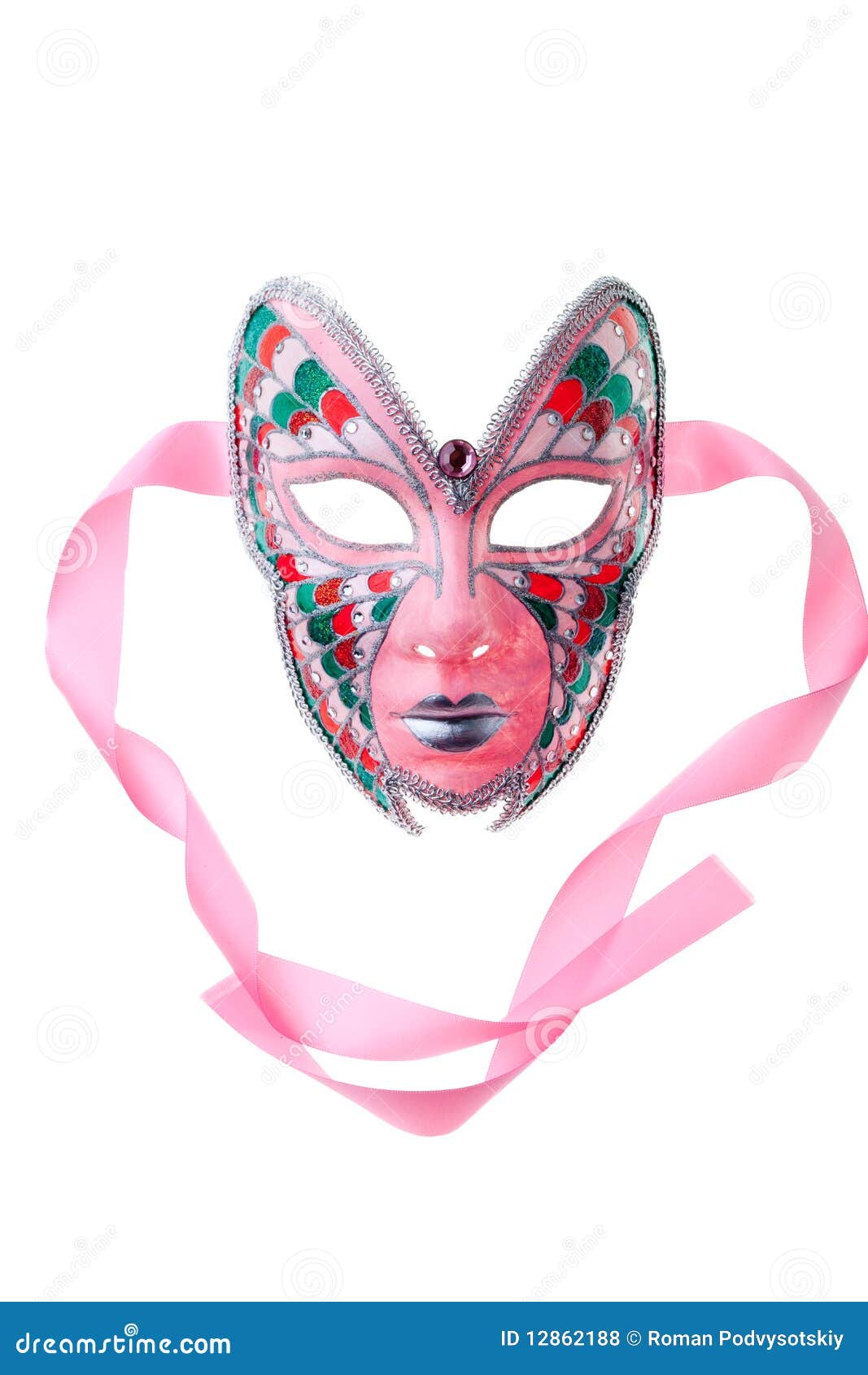 Pink mask stock photo. Image of color, hidden, costume - 12862188