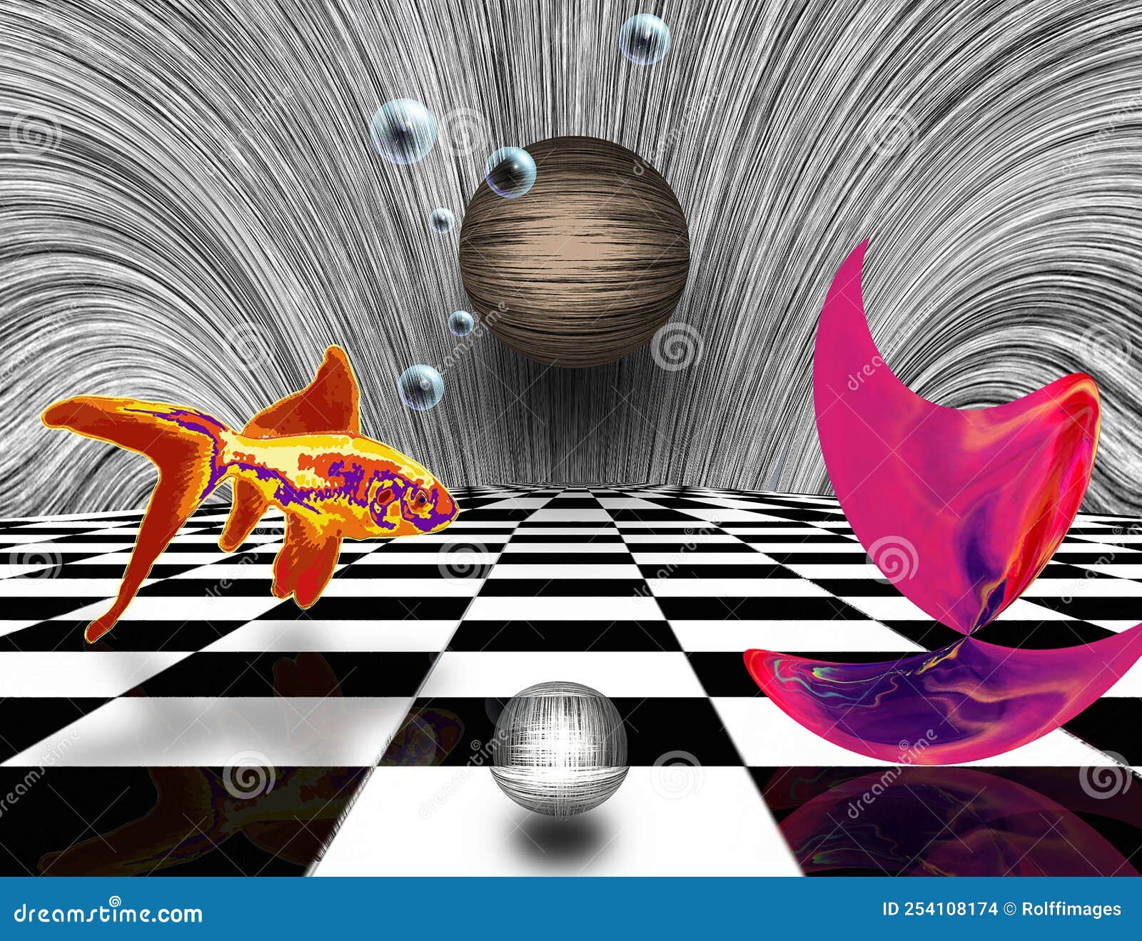 Pink Matter Art stock illustration. Illustration of metaphor - 254108174