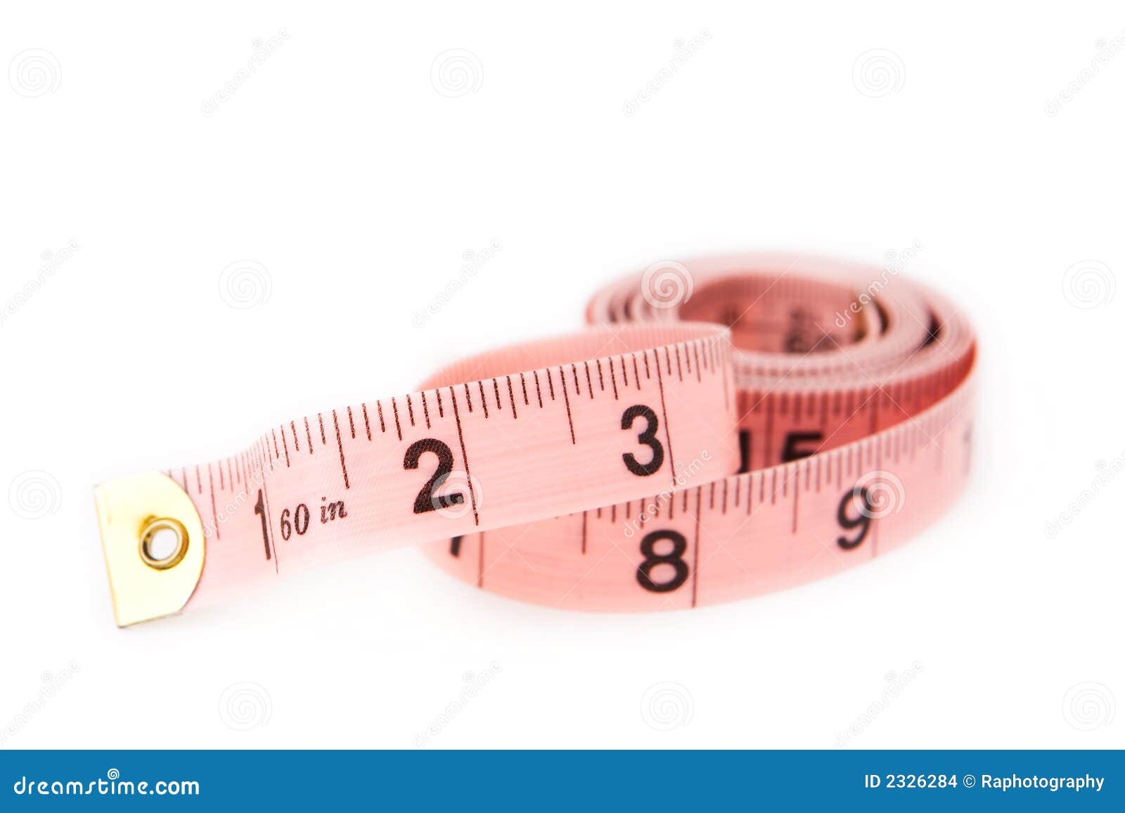 A pink measuring tape stock photo. Image of tape, health - 2326284