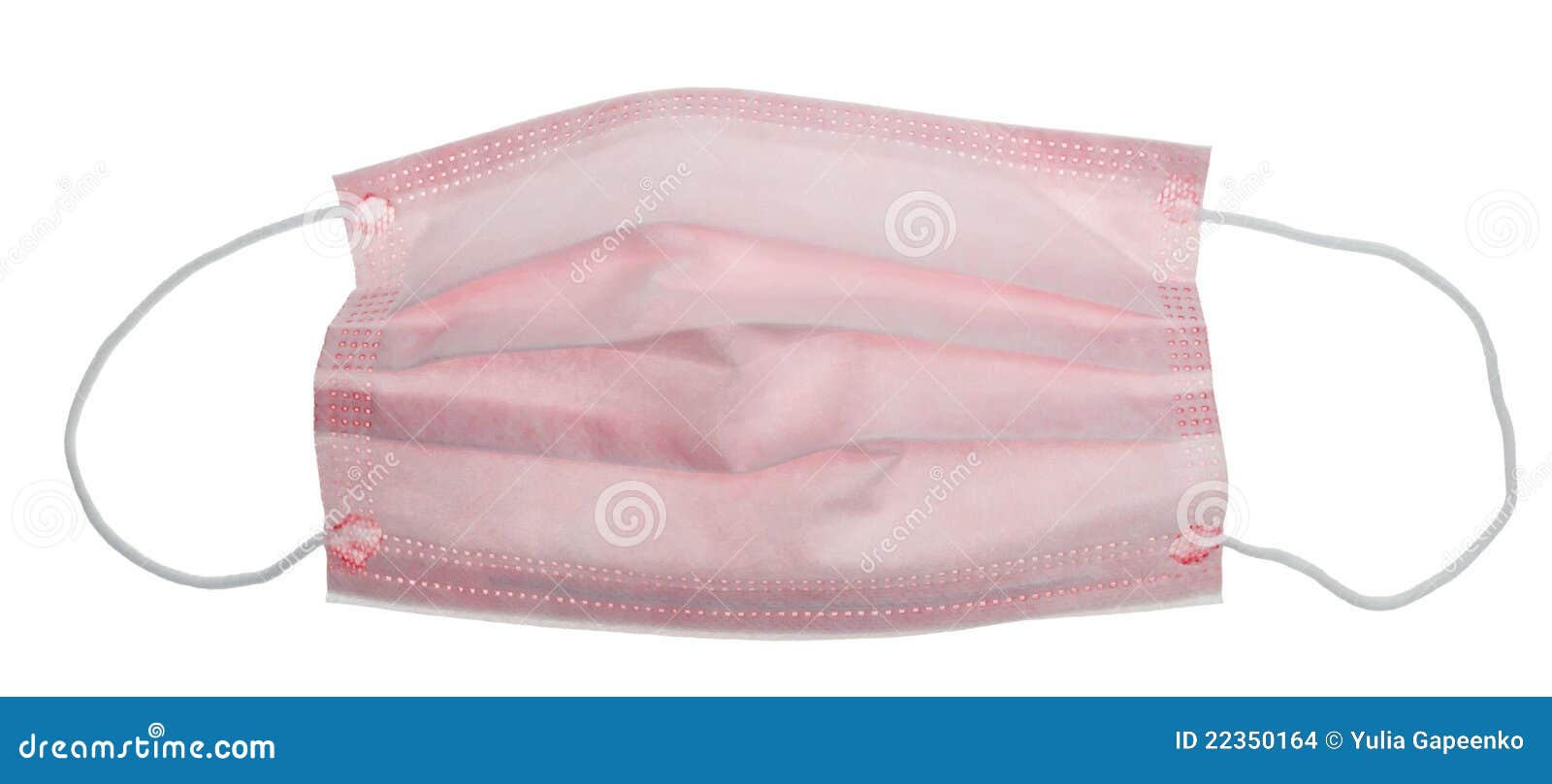 Pink medical mask stock photo. Image of close, medical - 22350164