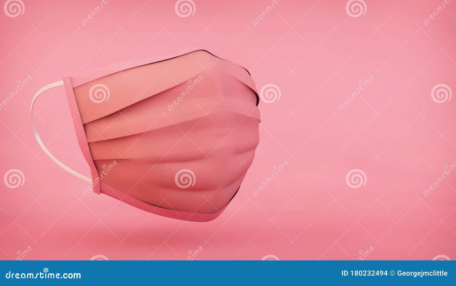 Pink medical mask stock illustration. Illustration of mask - 180232494