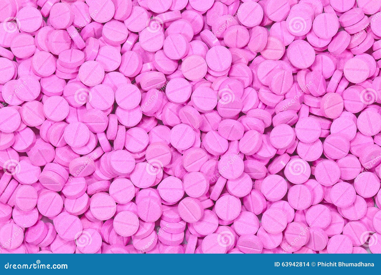 Pink medical tablets stock photo. Image of information - 63942814
