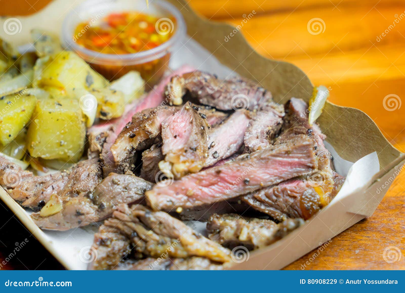 Pink Medium Rare Beef Steak Stock Image - Image of protein, roast: 80908229