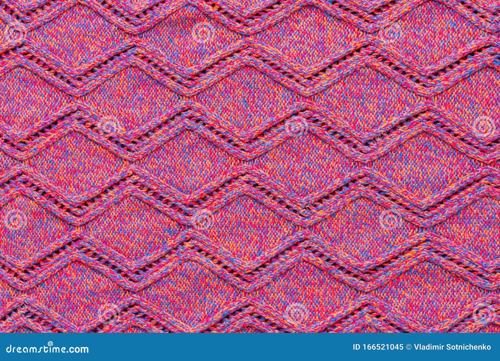Pink Melange Knitted Sweater Texture Stock Image - Image of hobbies ...