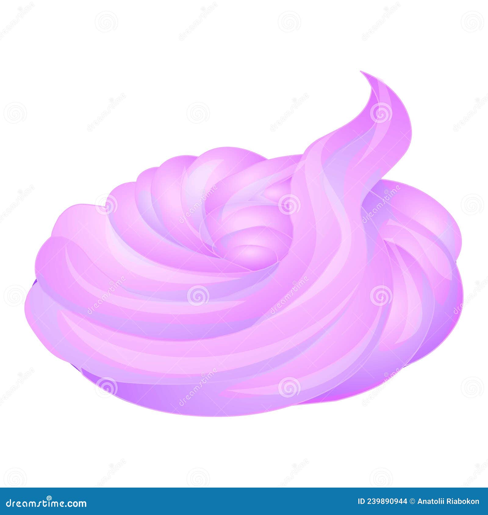 Whip Meringue Icon Cartoon Vector Cream Cake