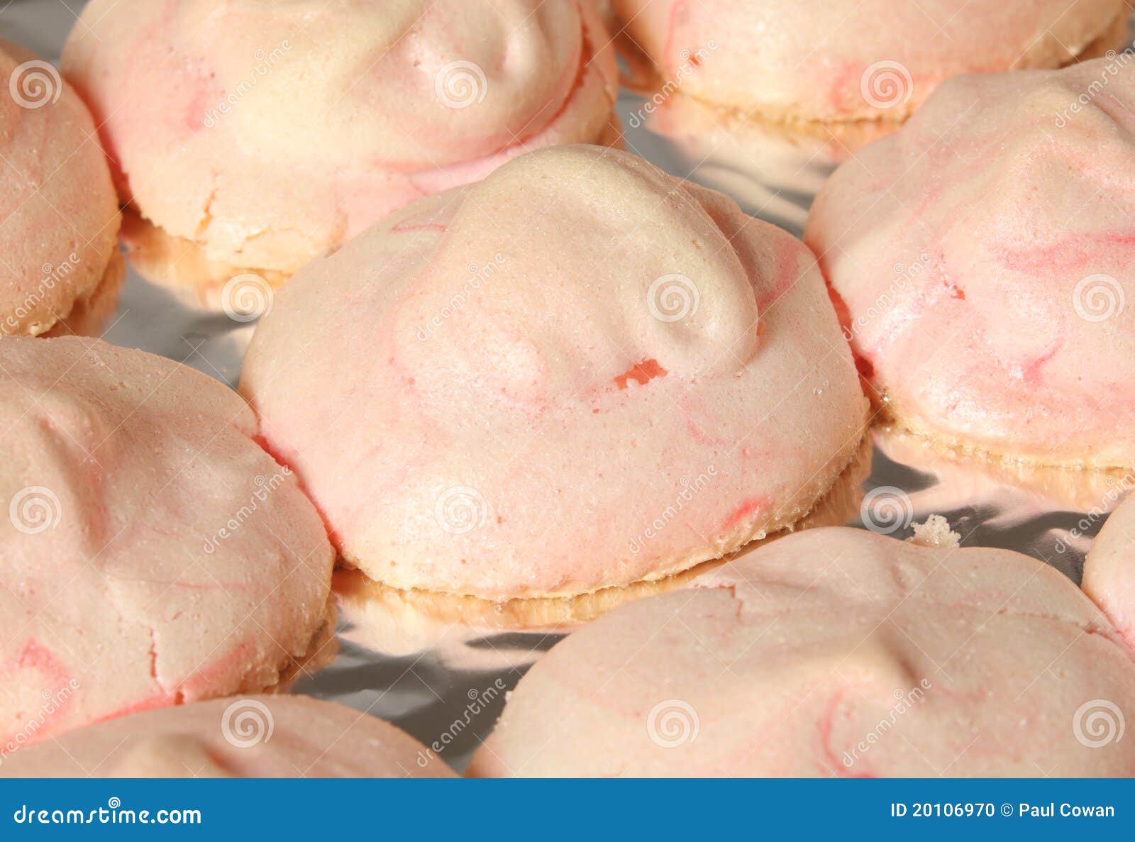 Pink Meringues stock photo. Image of food, home, horizontal - 20106970