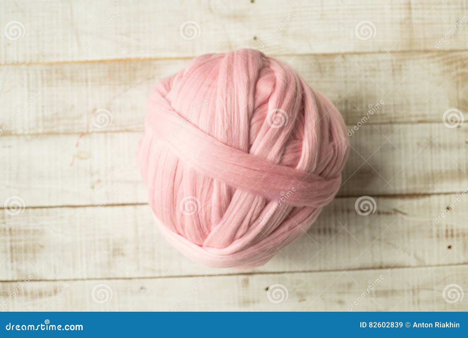 Pink merino wool ball stock image. Image of handmade - 82602839