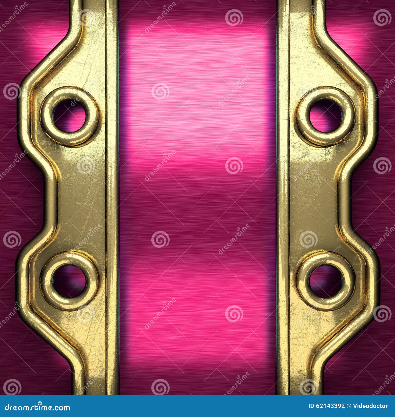 Pink Metal Background with Yellow Element Stock Photo - Image of ...