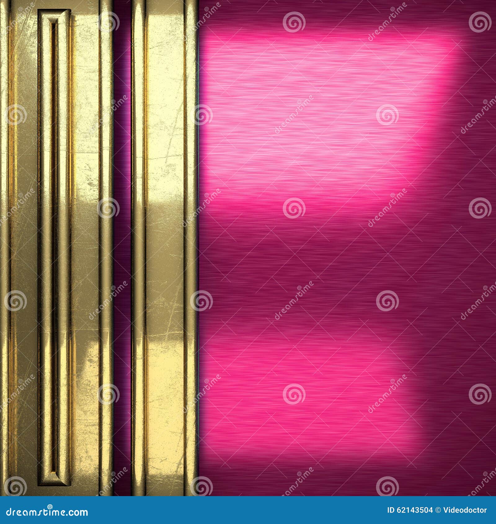 Pink Metal Background with Yellow Element Stock Photo - Image of shiny ...