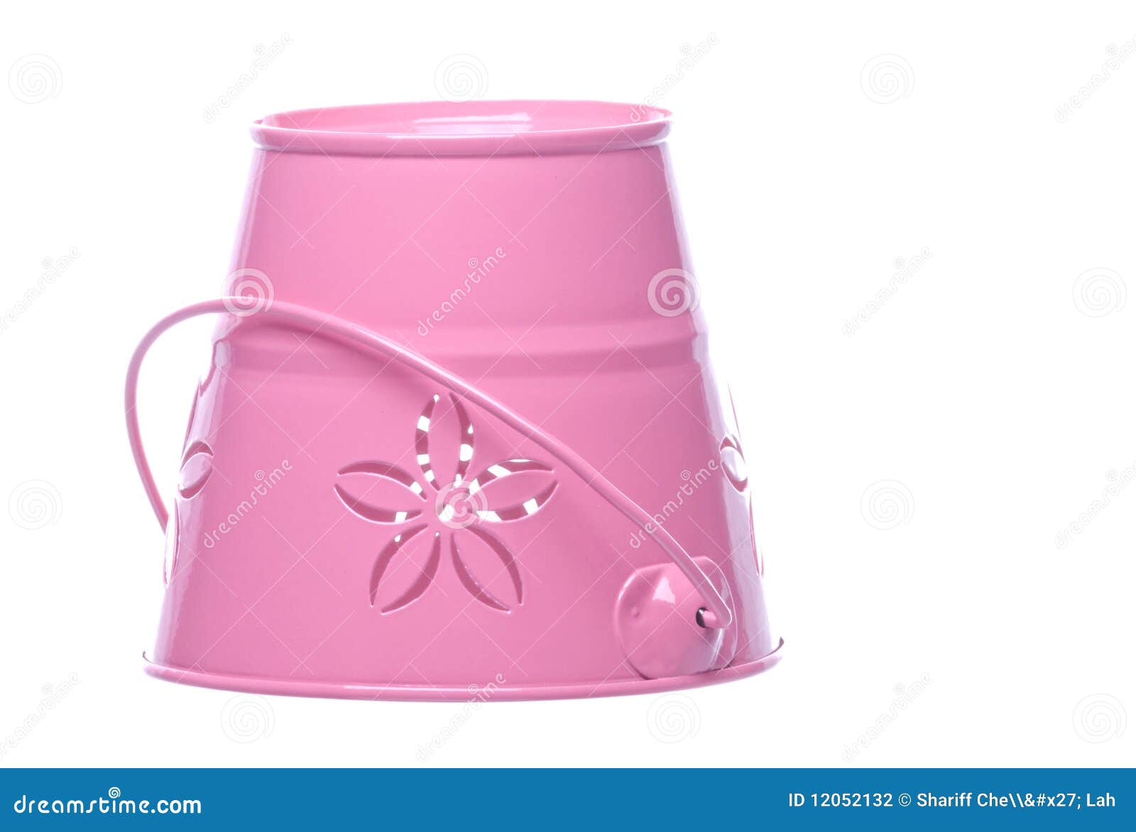 Pink Metal Pail Isolated stock photo. Image of container - 12052132