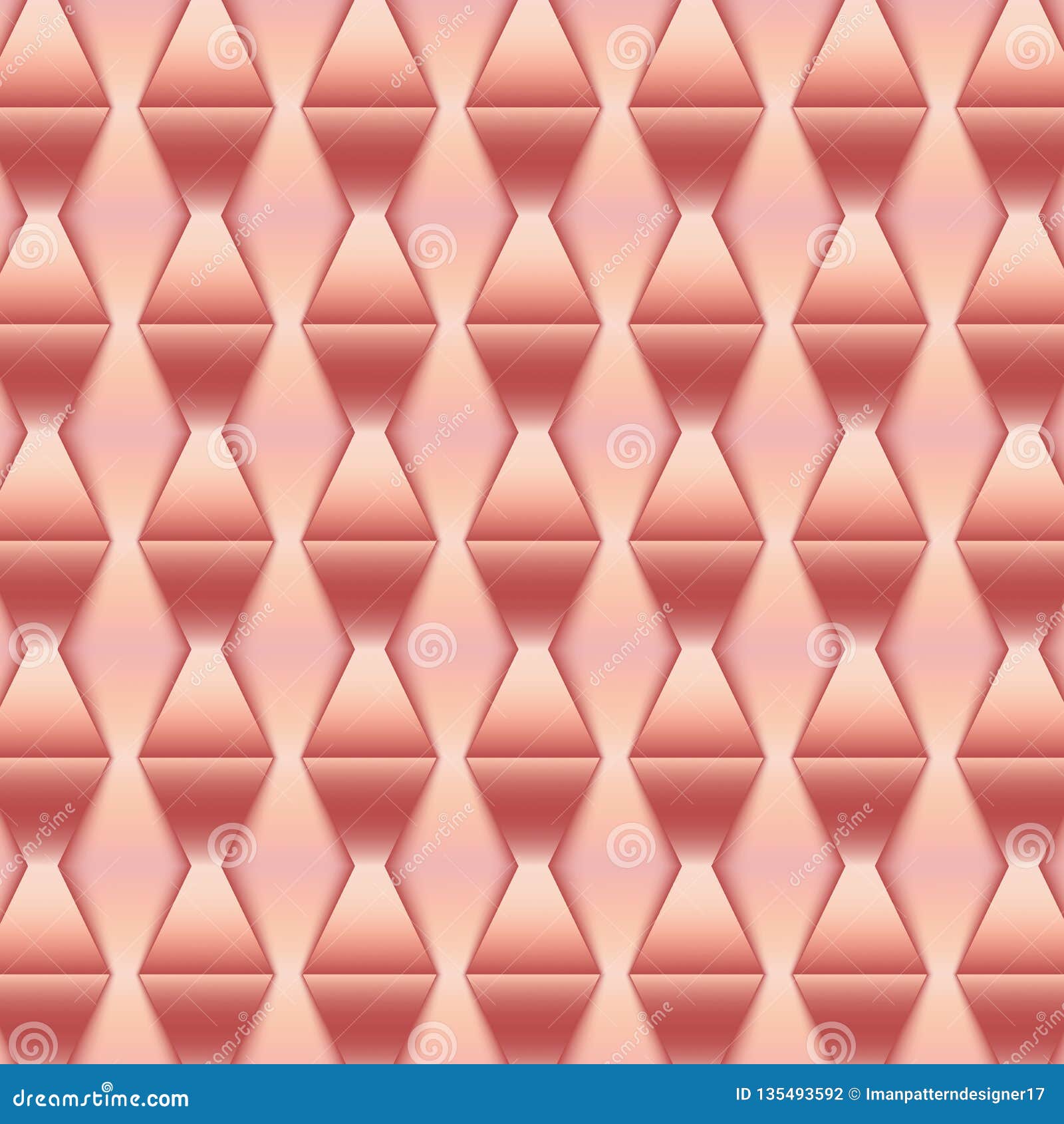 Pink Metallic Modern Geometric Pattern and Background Stock Vector ...