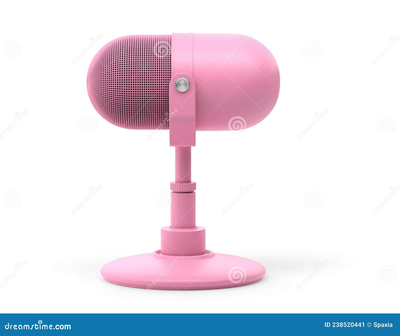 Pink Microphone Vintage Soft Gen Z Nostalgia Retro Kitsch Blue ...