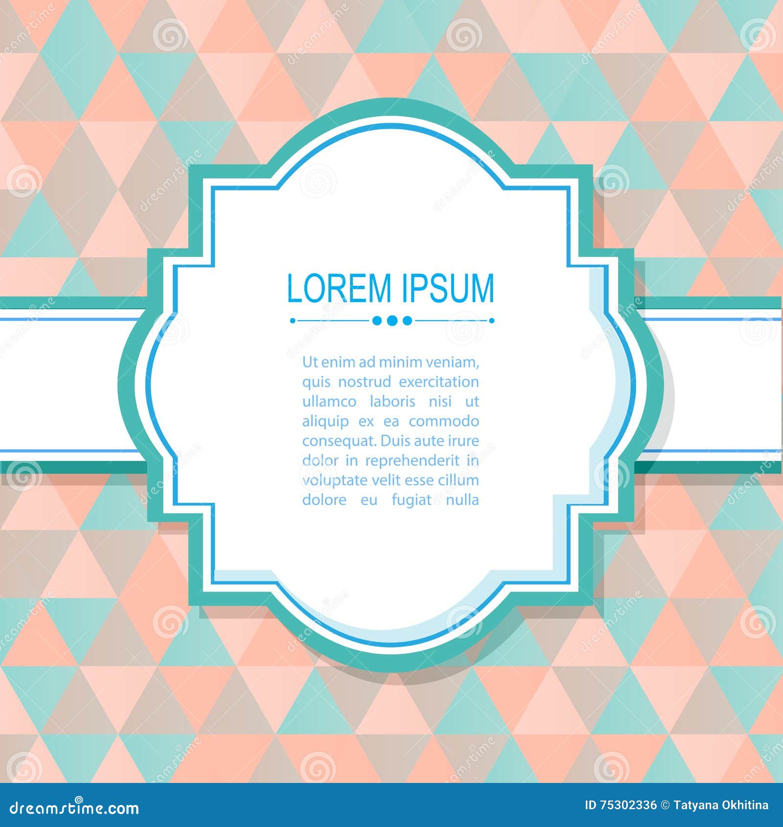 Pink mint border stock vector. Illustration of colors - 75302336