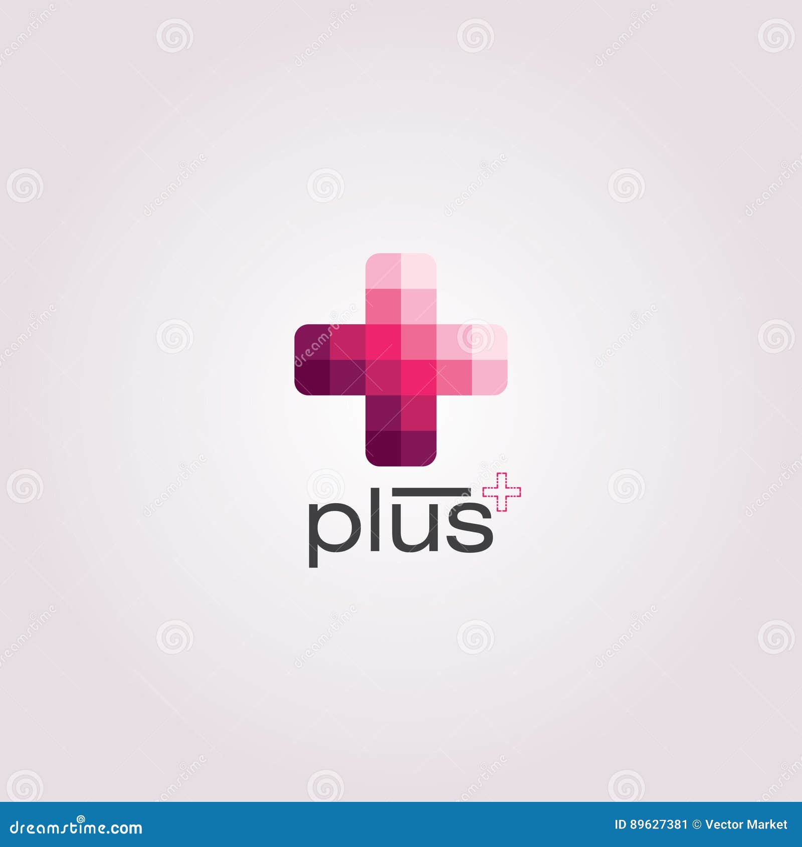 Pink Monochromatic Color Plus Design Stock Illustrations – 4 Pink ...