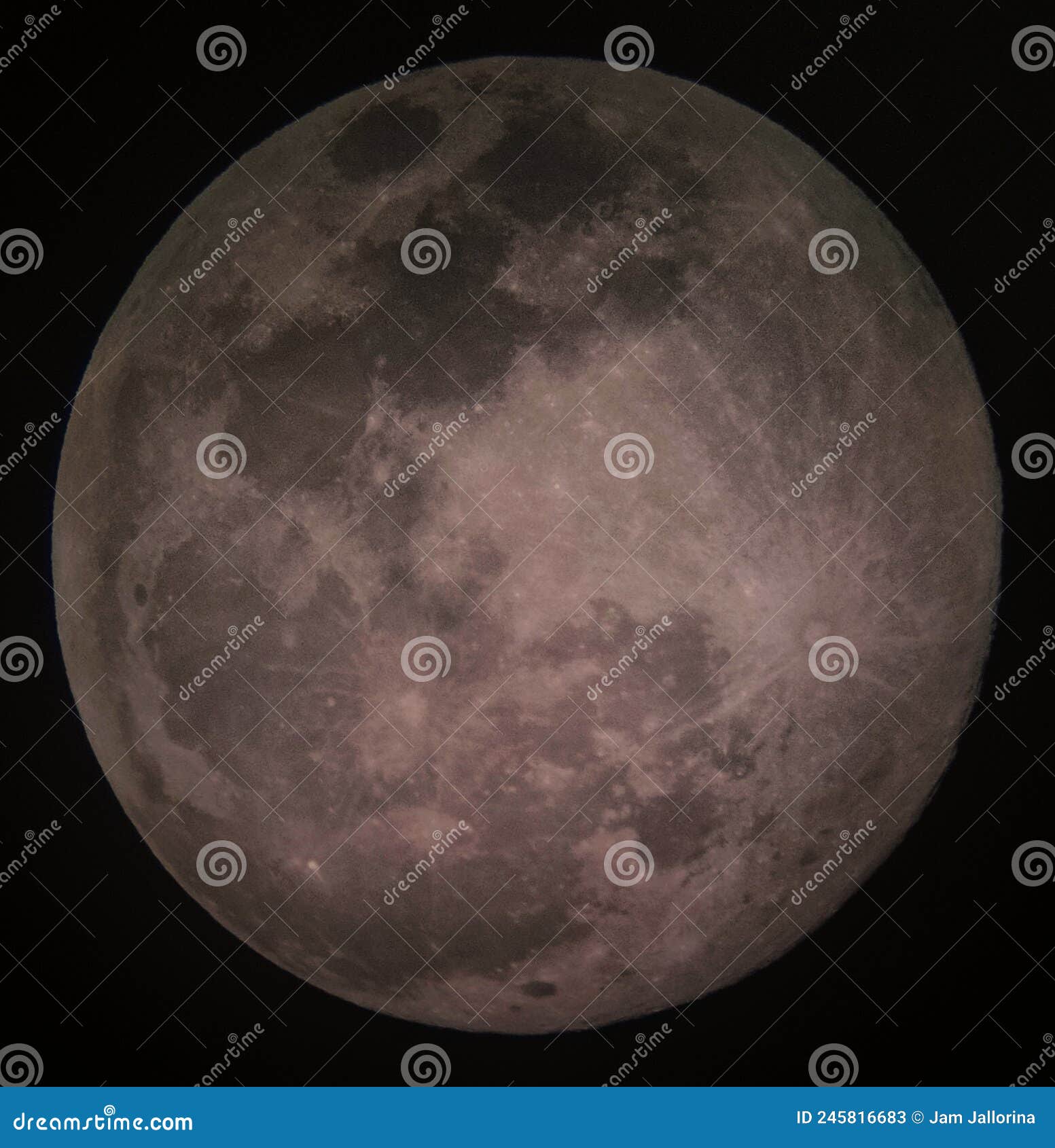 Pink Moon - April Full Moon Stock Image - Image of circle, astronomy ...