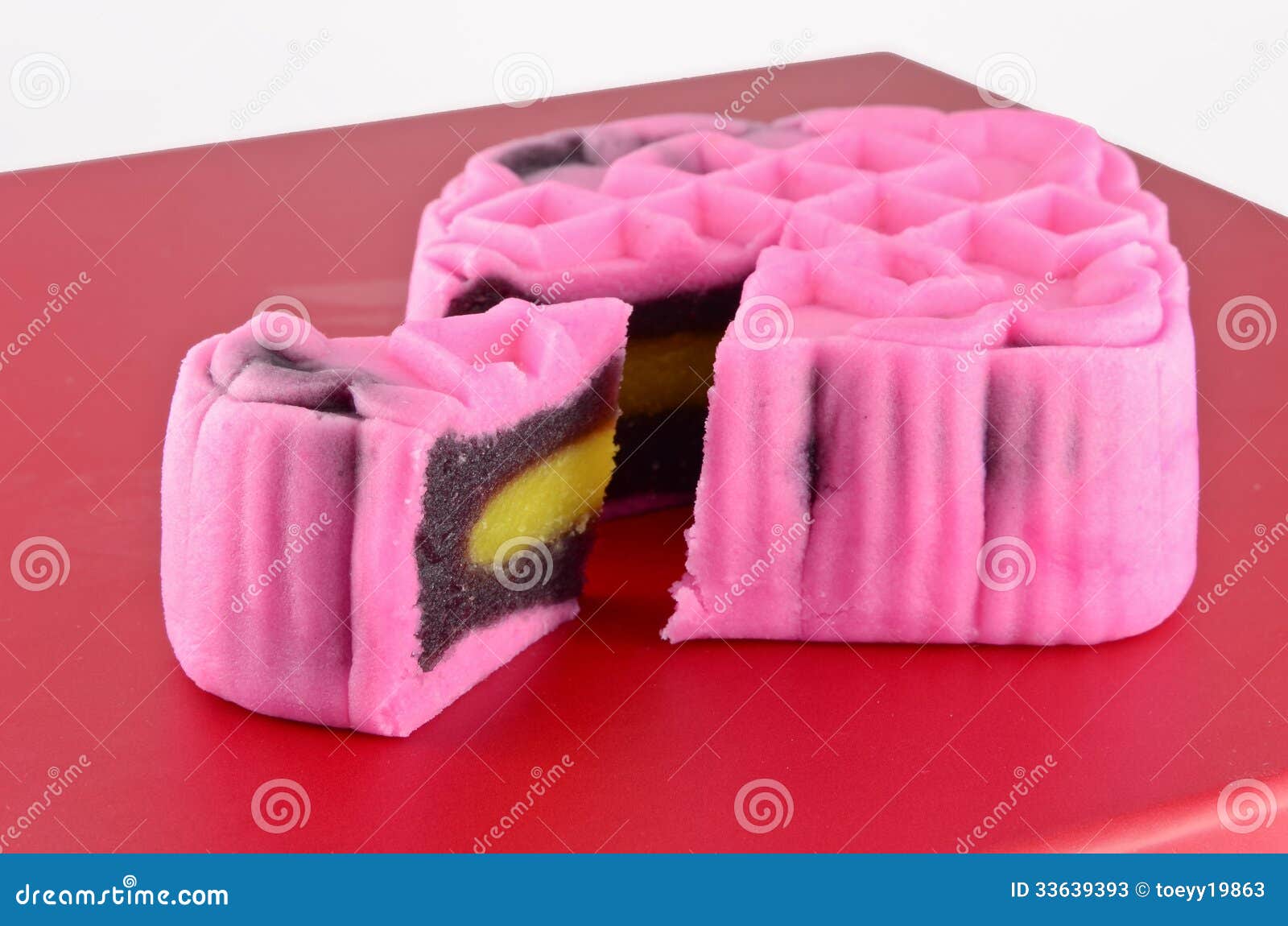Pink mooncake stock image. Image of macro, design, brown - 33639393