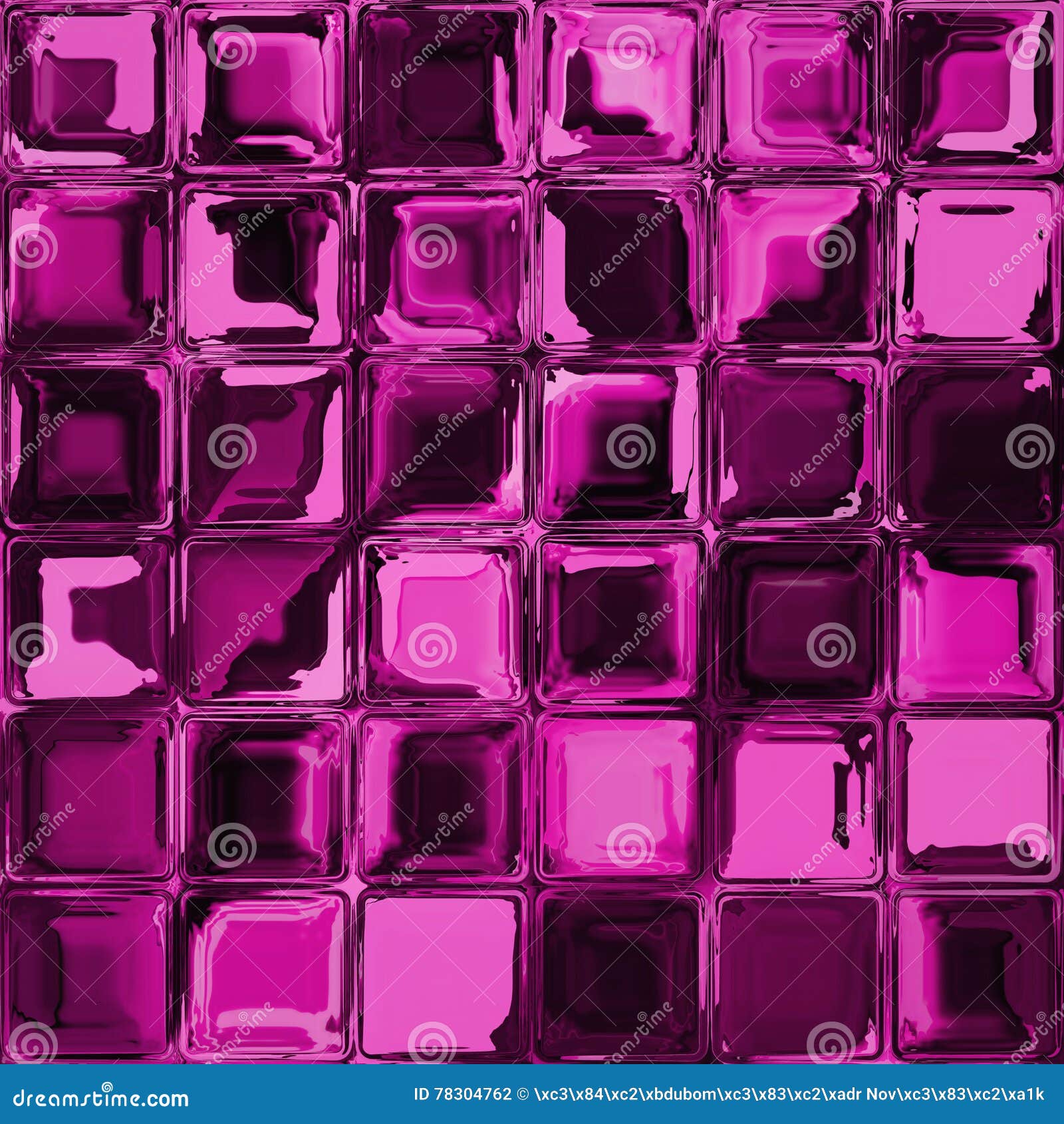Pink Mosaic Glass Window Seamless Stock Illustration - Illustration of ...