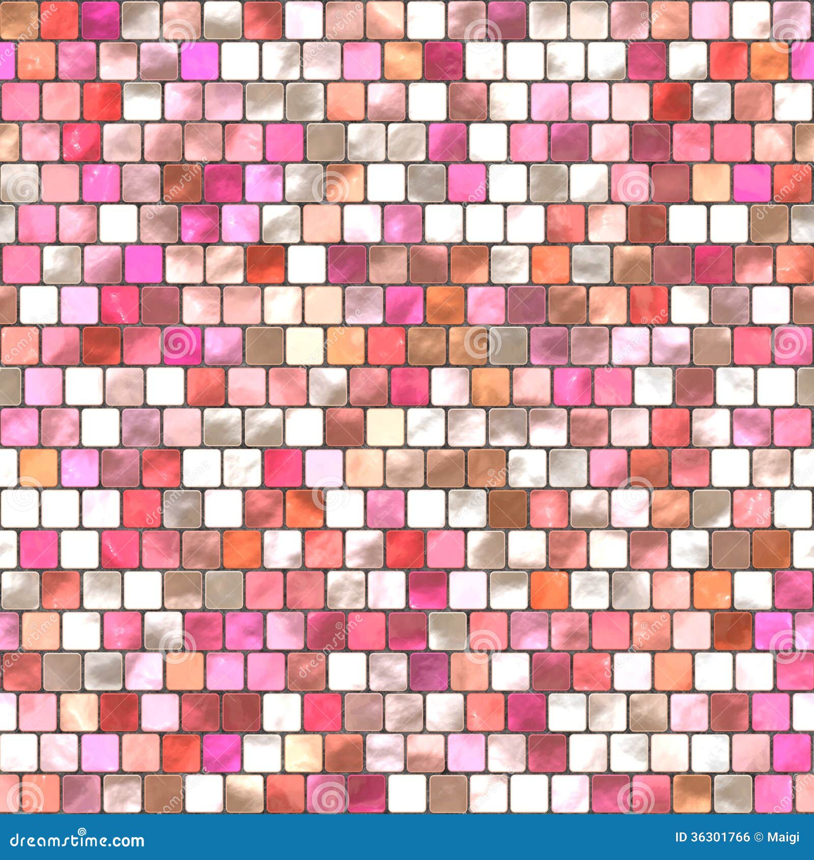 Pink Mosaic Tiles Royalty-Free Stock Photography | CartoonDealer.com ...