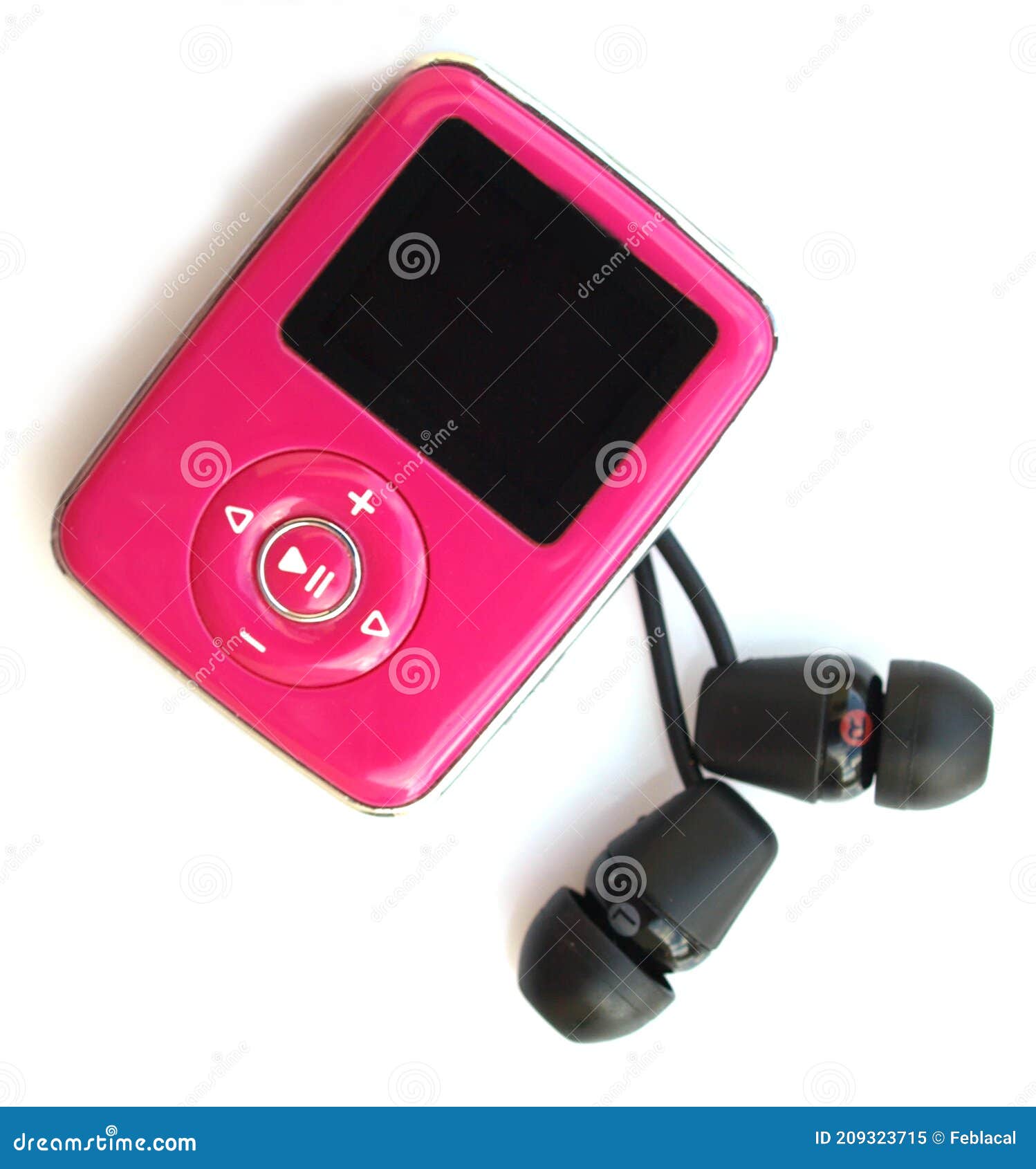 Mp3 player stock image. Image of multimedia, isolated - 209323715