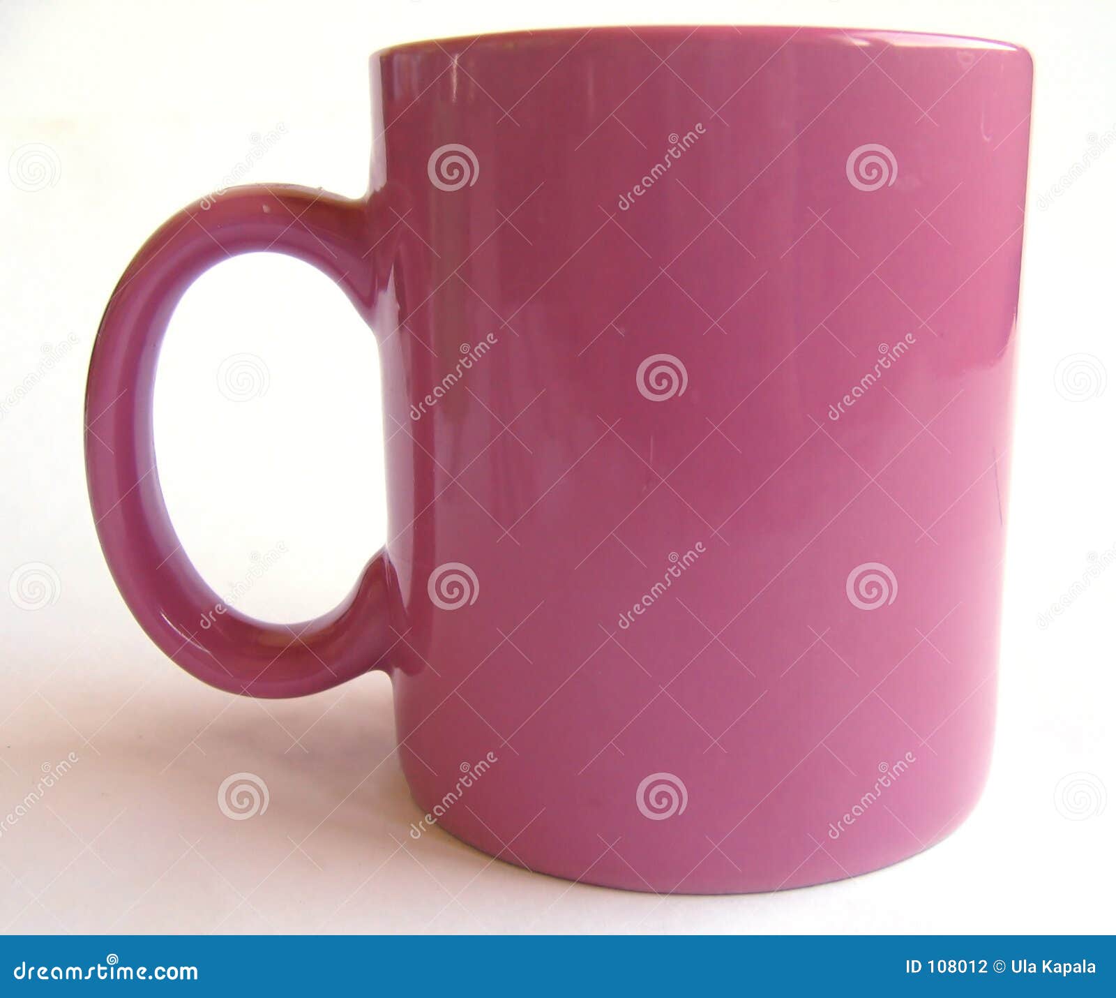 Pink mug #3 stock photo. Image of pink, empty, ceramics - 108012