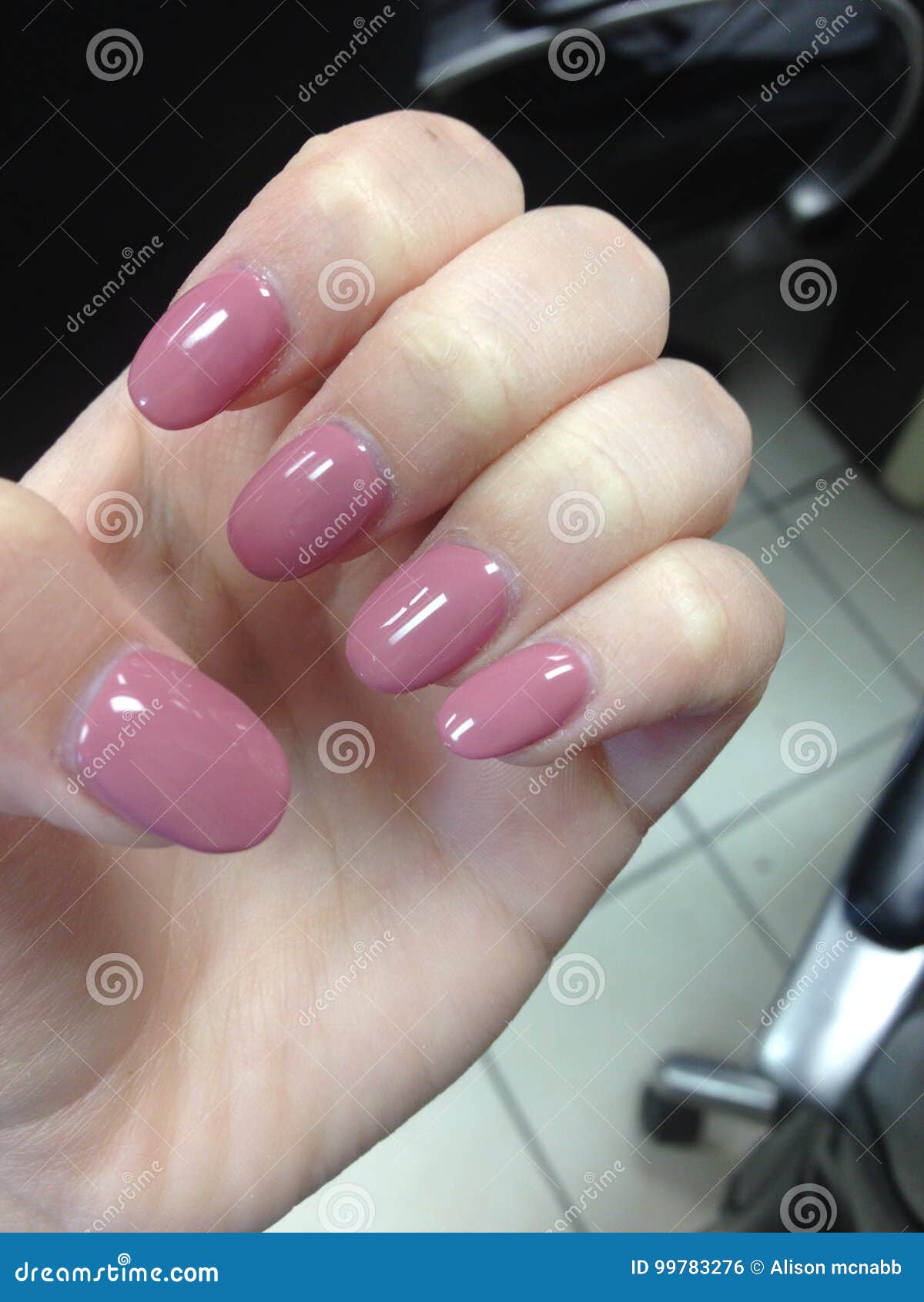 Pink nails stock photo. Image of nails, round, millennial - 99783276