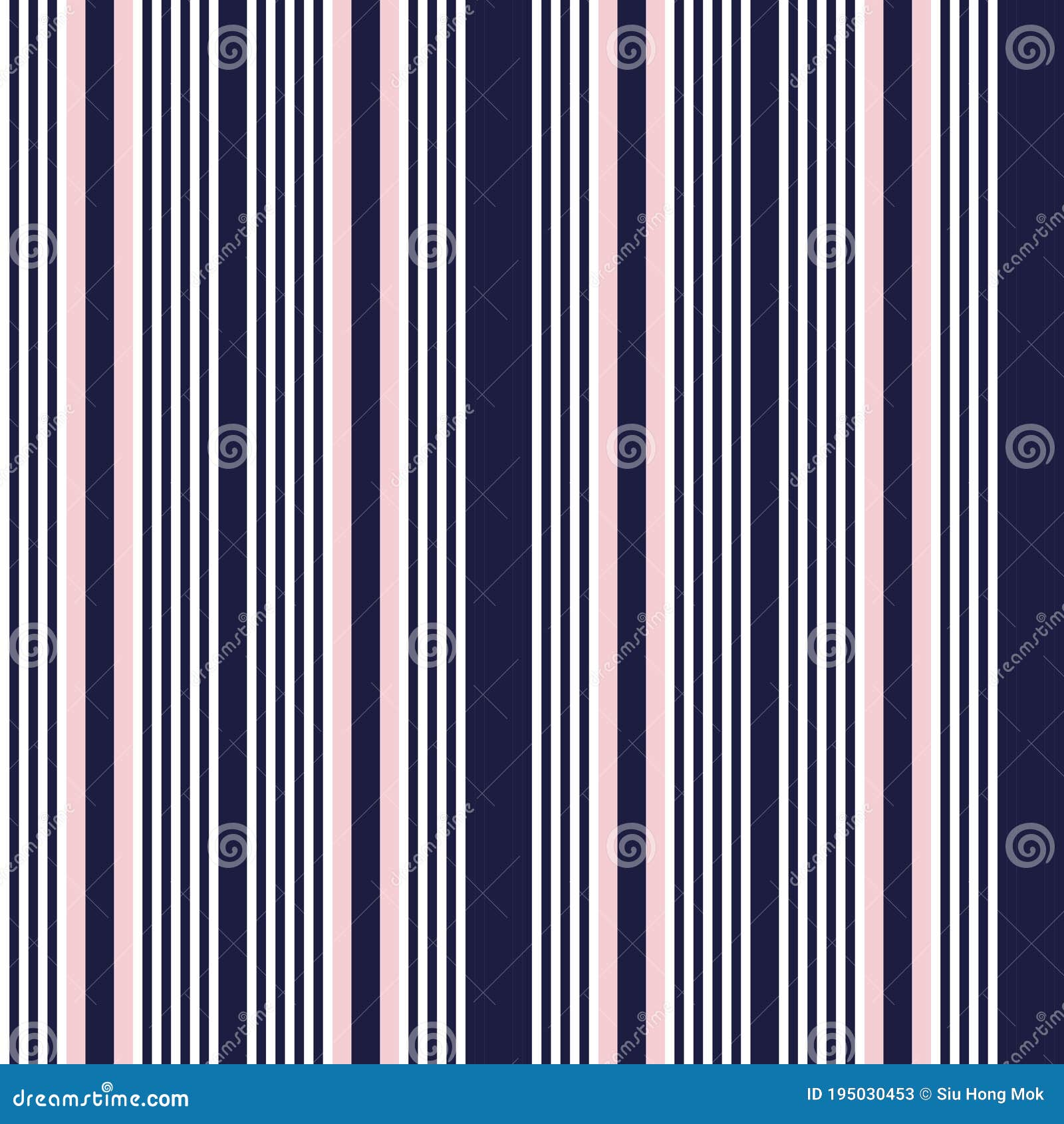 Pink and Navy Stripe Seamless Pattern Background in Vertical Style ...