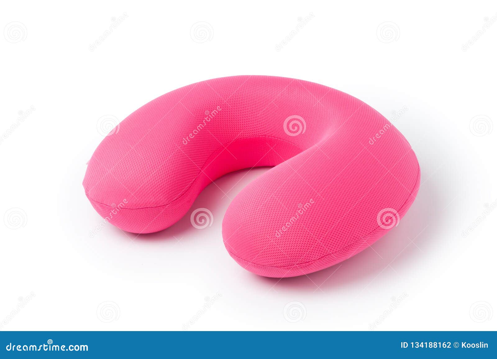 Pink neck pillow stock photo. Image of background, accessory - 134188162