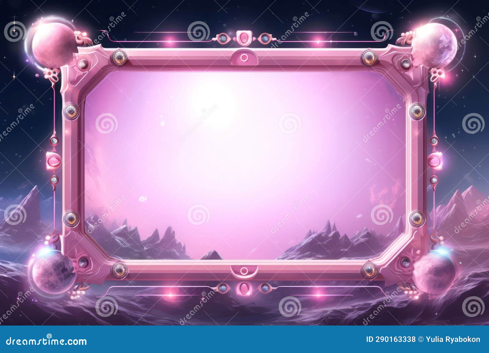 An Avatar Frame With A Setting Of Stones And Jagged Medieval Metal And ...