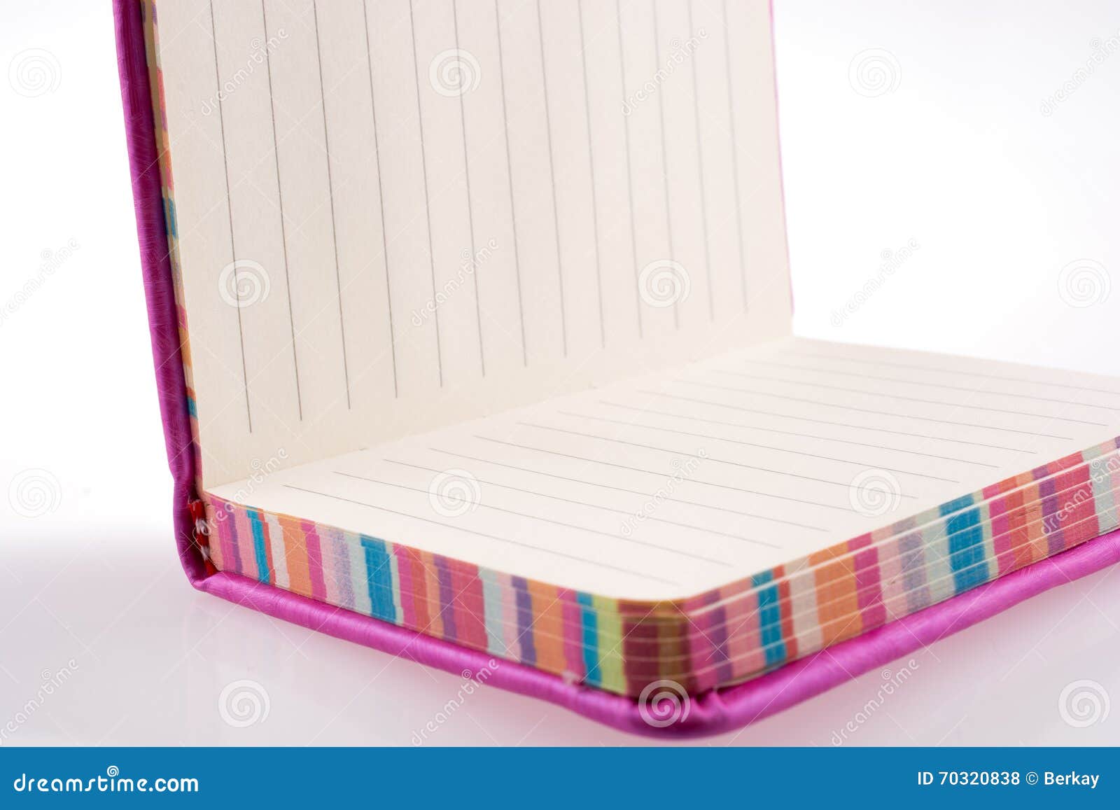 Pink notebook stock photo. Image of hand, education, diary - 70320838